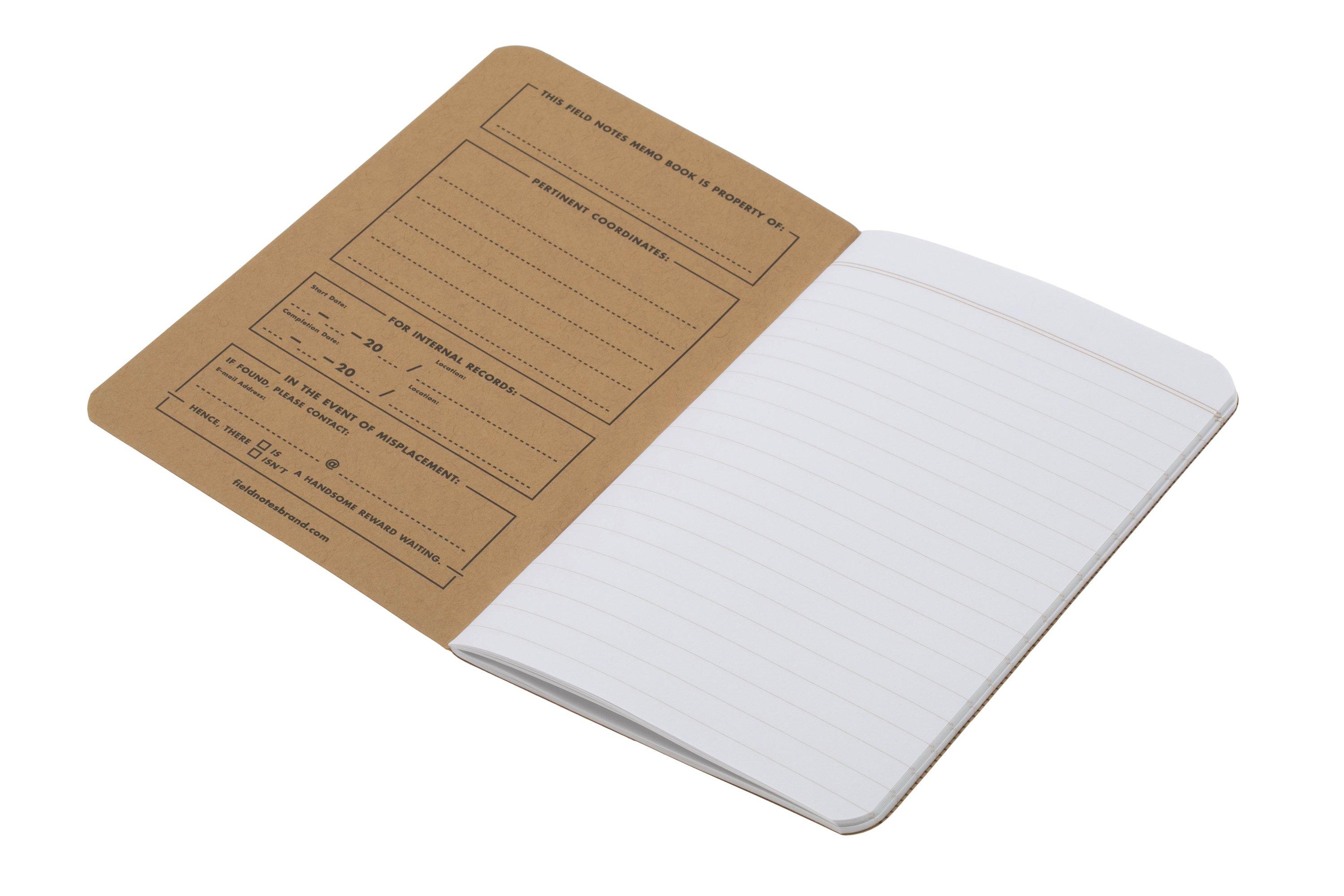 Field Notes Original Kraft FN-02 Ruled 3-Pack, notebooks ...