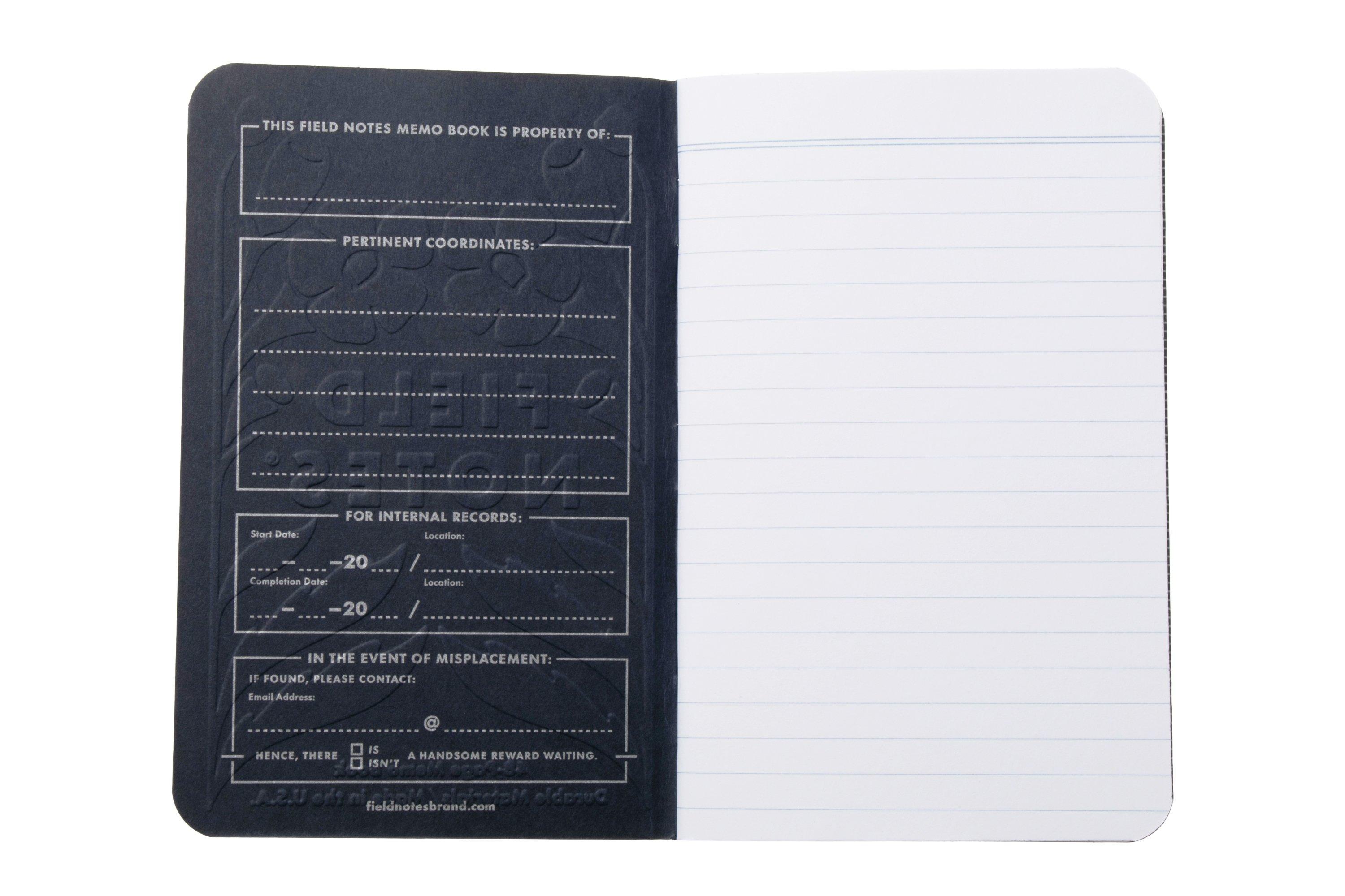 Field Notes 68th Quarterly Limited Edition FNC-68, Lined 3-Pack Fall ...