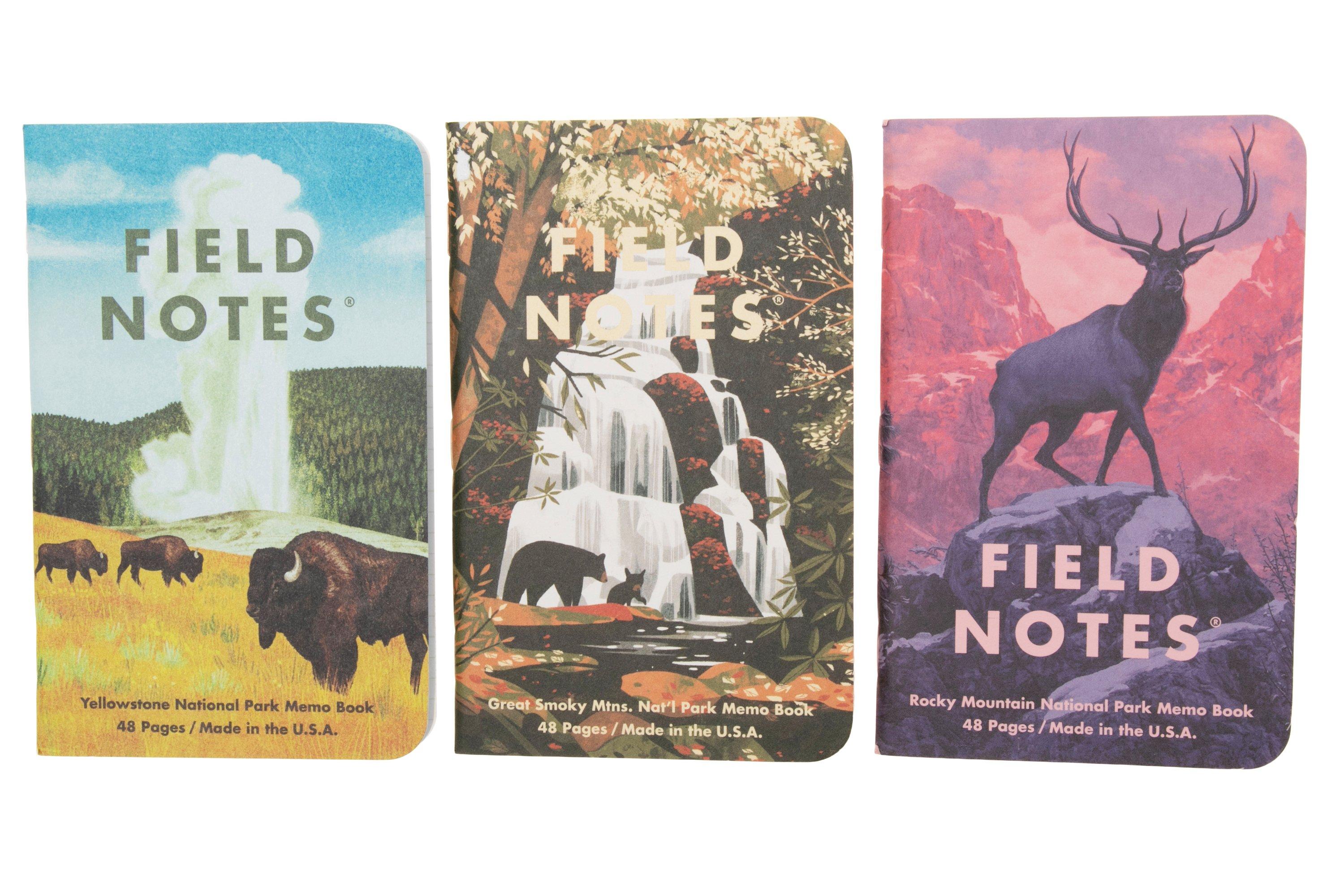 Field Notes National Parks FNC-43c Graph 3-Pack C Rocky Mountain Great ...