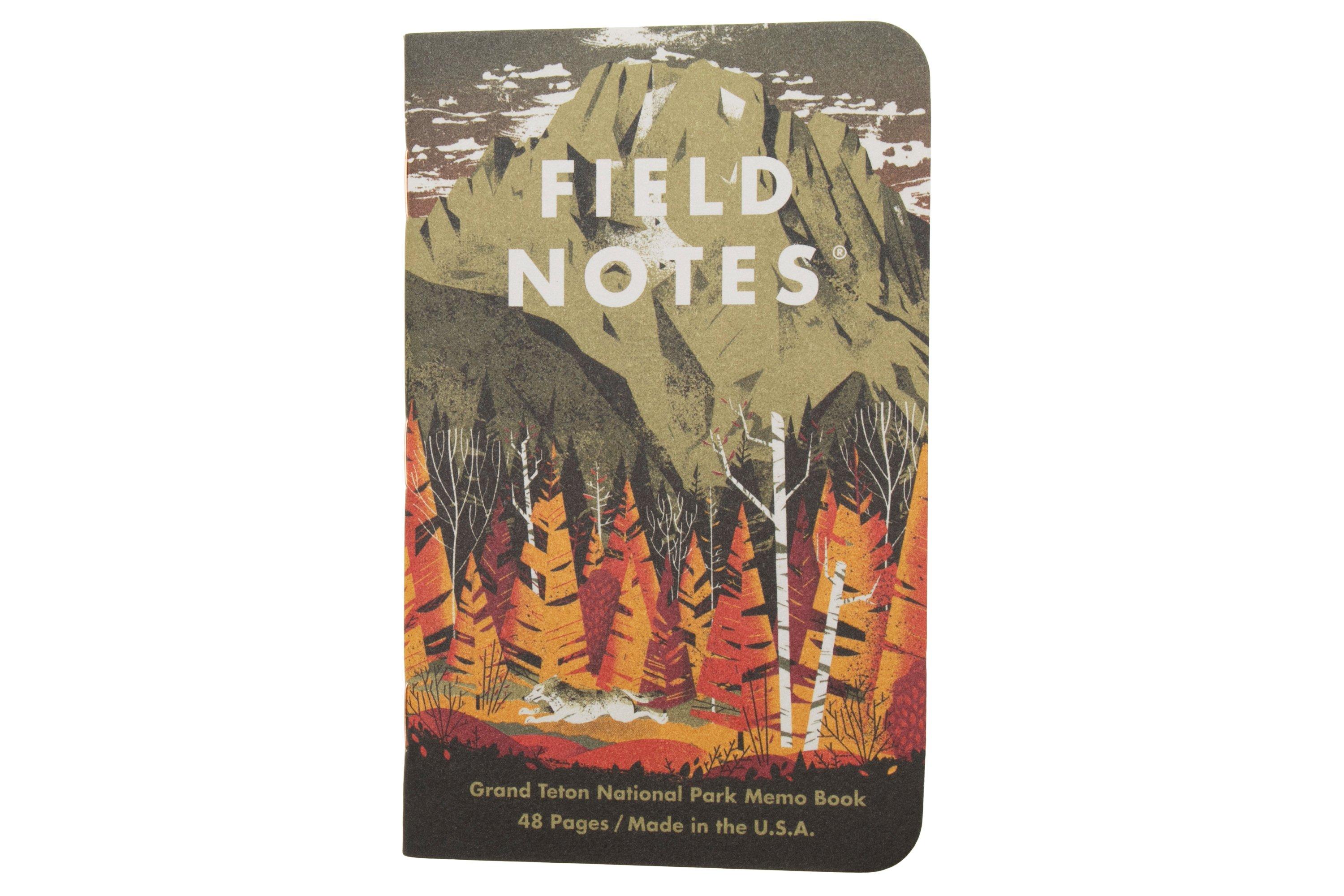Field Notes National Parks FNC-43d Graph 3-Pack D Grand Teton Arches ...