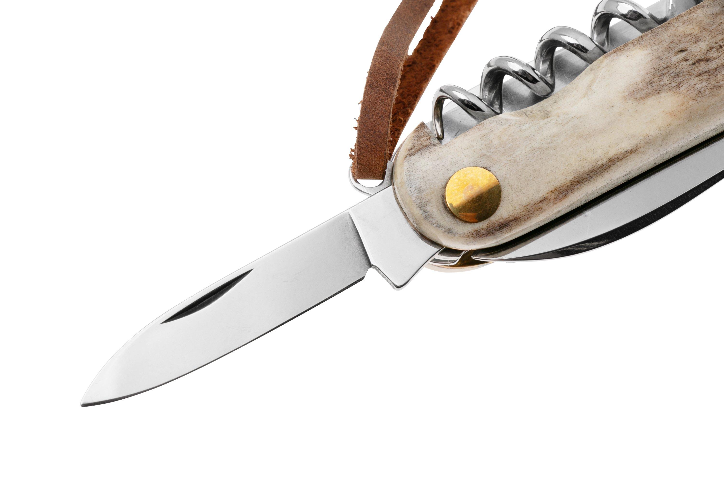 Fox Knives Venatores 226-7-CE, M390 Deer Horn 7 Tools, Swiss pocket ...