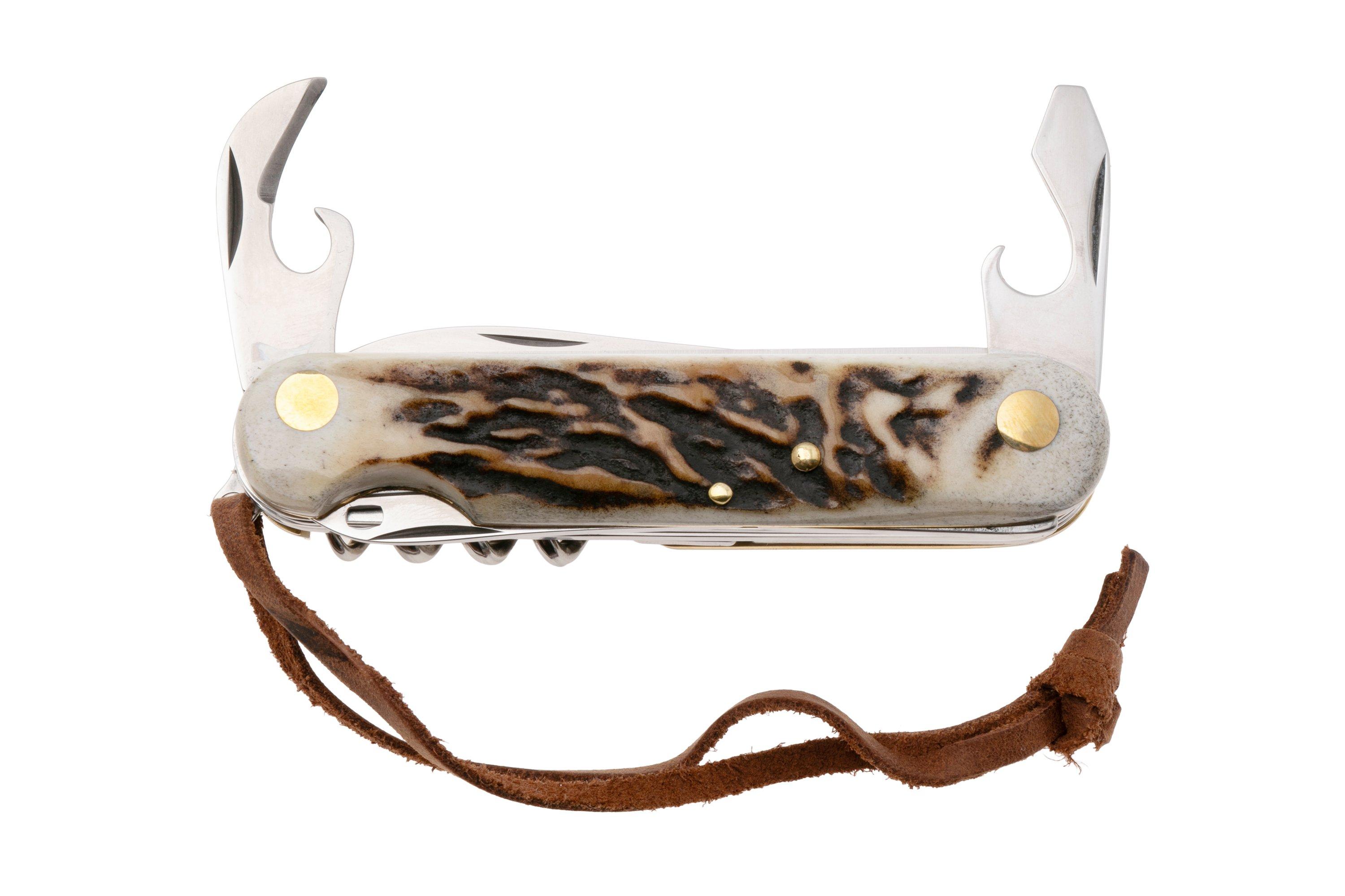 Fox Knives Venatores 226-8-SCE, M390 Deer Horn 8 Tools, Swiss pocket ...