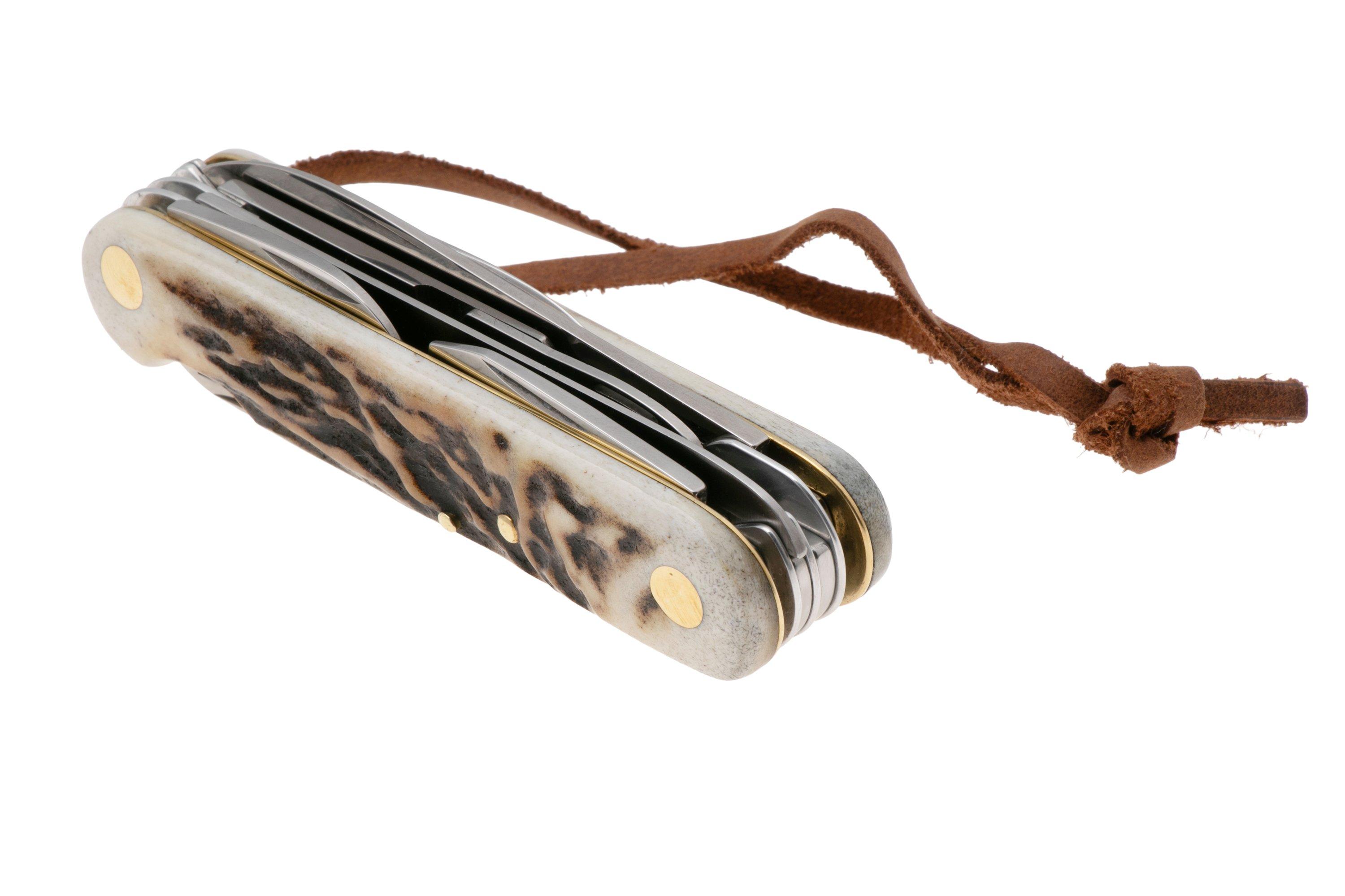 Fox Knives Venatores 226-8-SCE, M390 Deer Horn 8 Tools, Swiss pocket ...