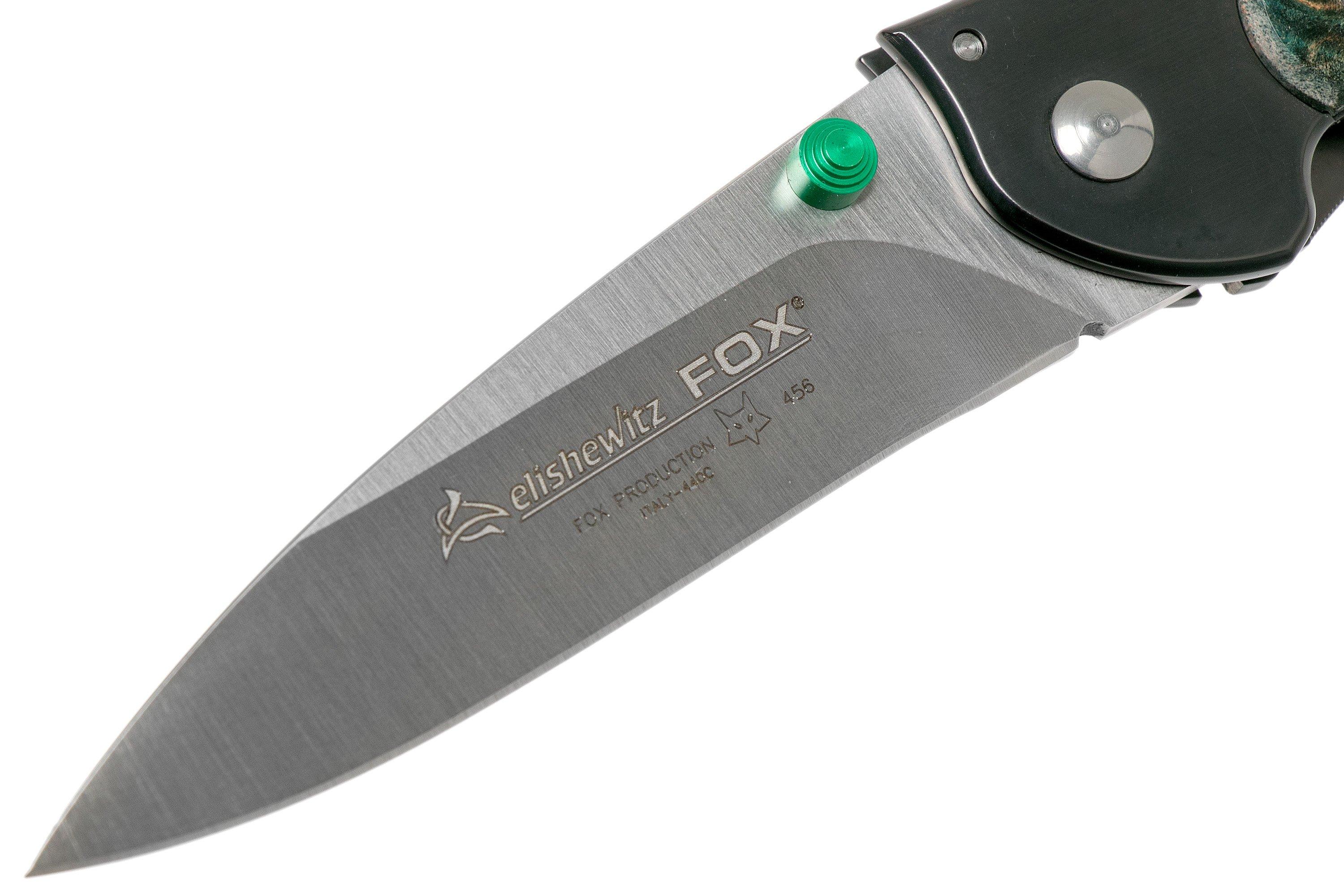 Fox Elishewitz Maple Burl 456 zakmes, Allen Elishewitz design ...