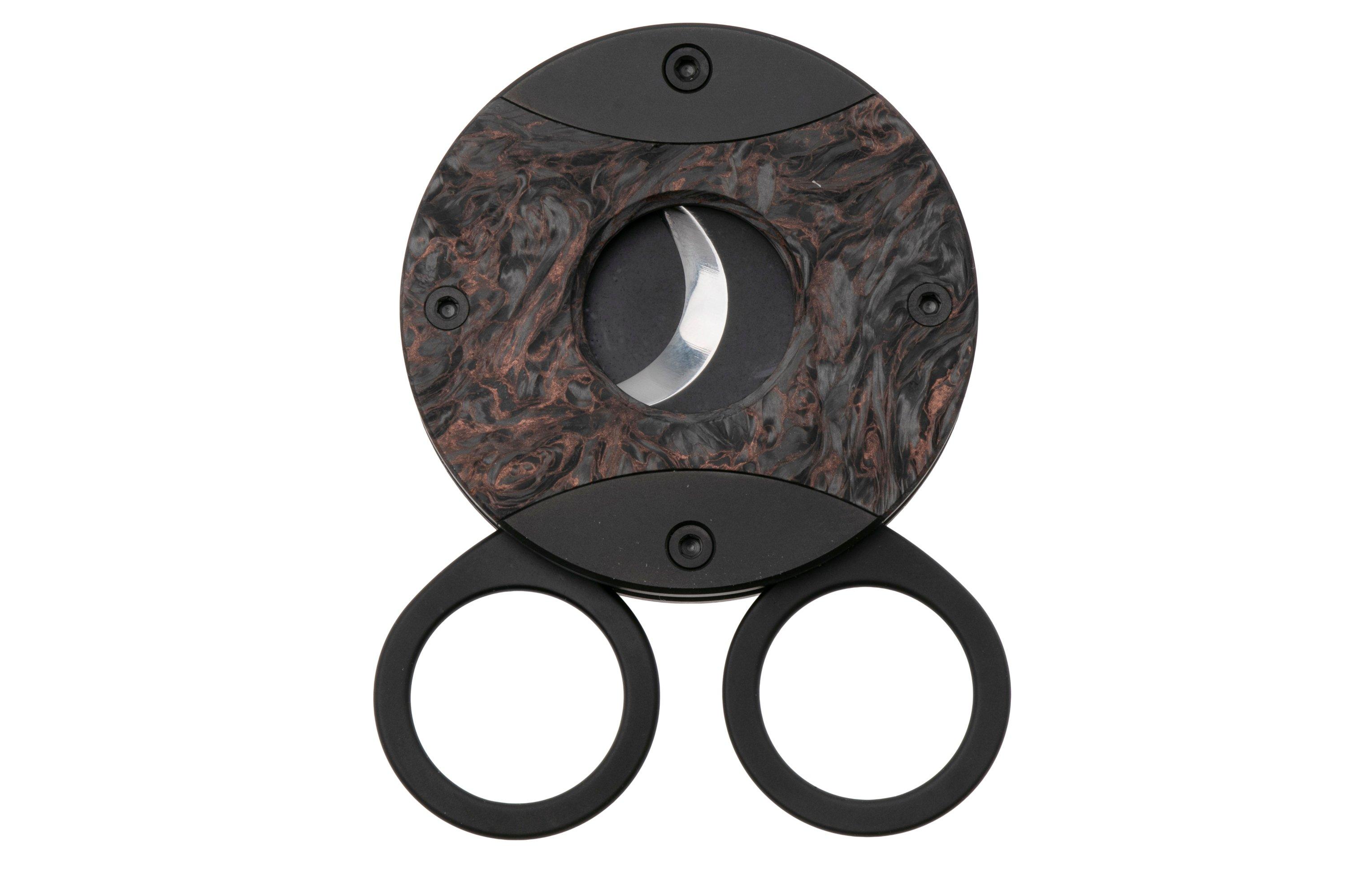 Fox Circle Cigar Cutter 744-CFD, PVD Sandvik 12C27, Dark Matter ...