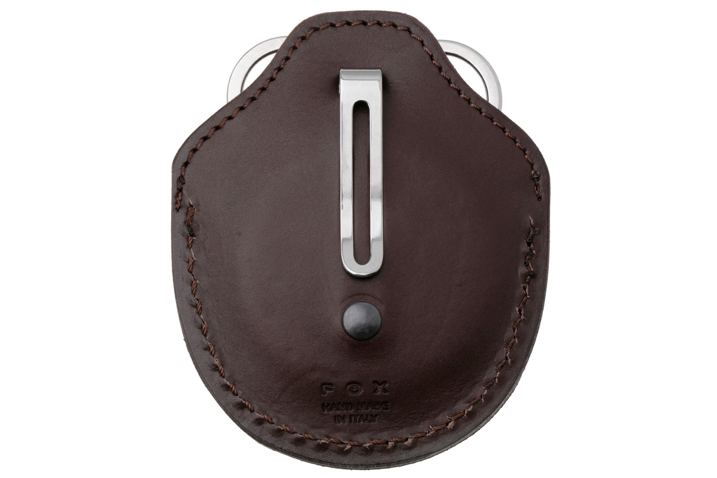 Fox Circle Cigar Cutter 744-ZW, Satin Sandvik 12C27, Ziricote Wood ...