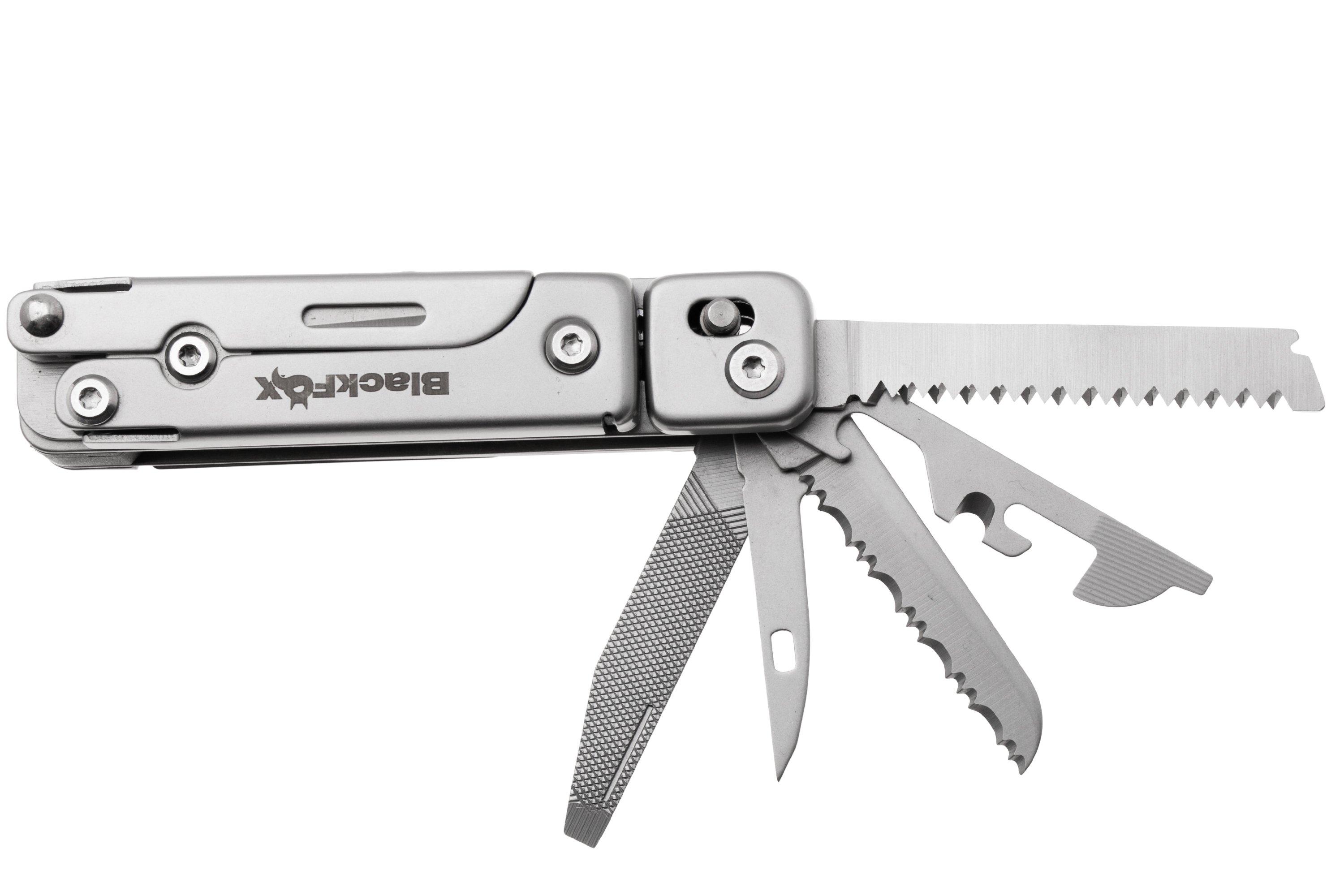 Black Fox Solver BF-207 Satin AISI 440 multi-tool | Advantageously shopping at Knivesandtools.com