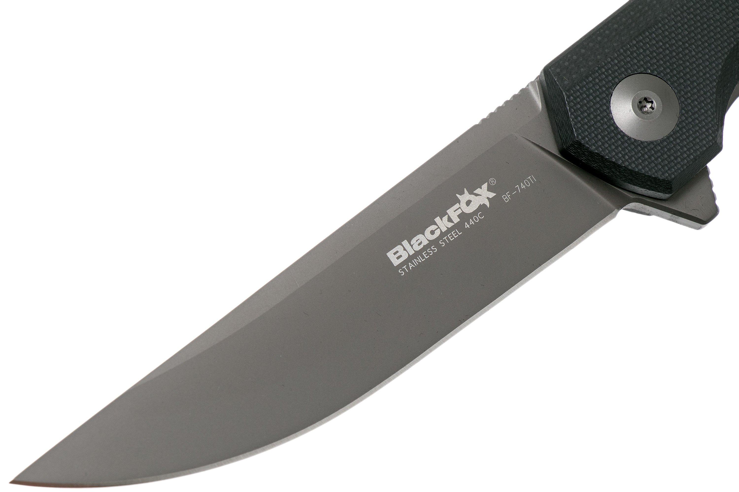 Fox Revolver Black Fox BF-740Ti Titanium navaja | Compras con ventajas ...