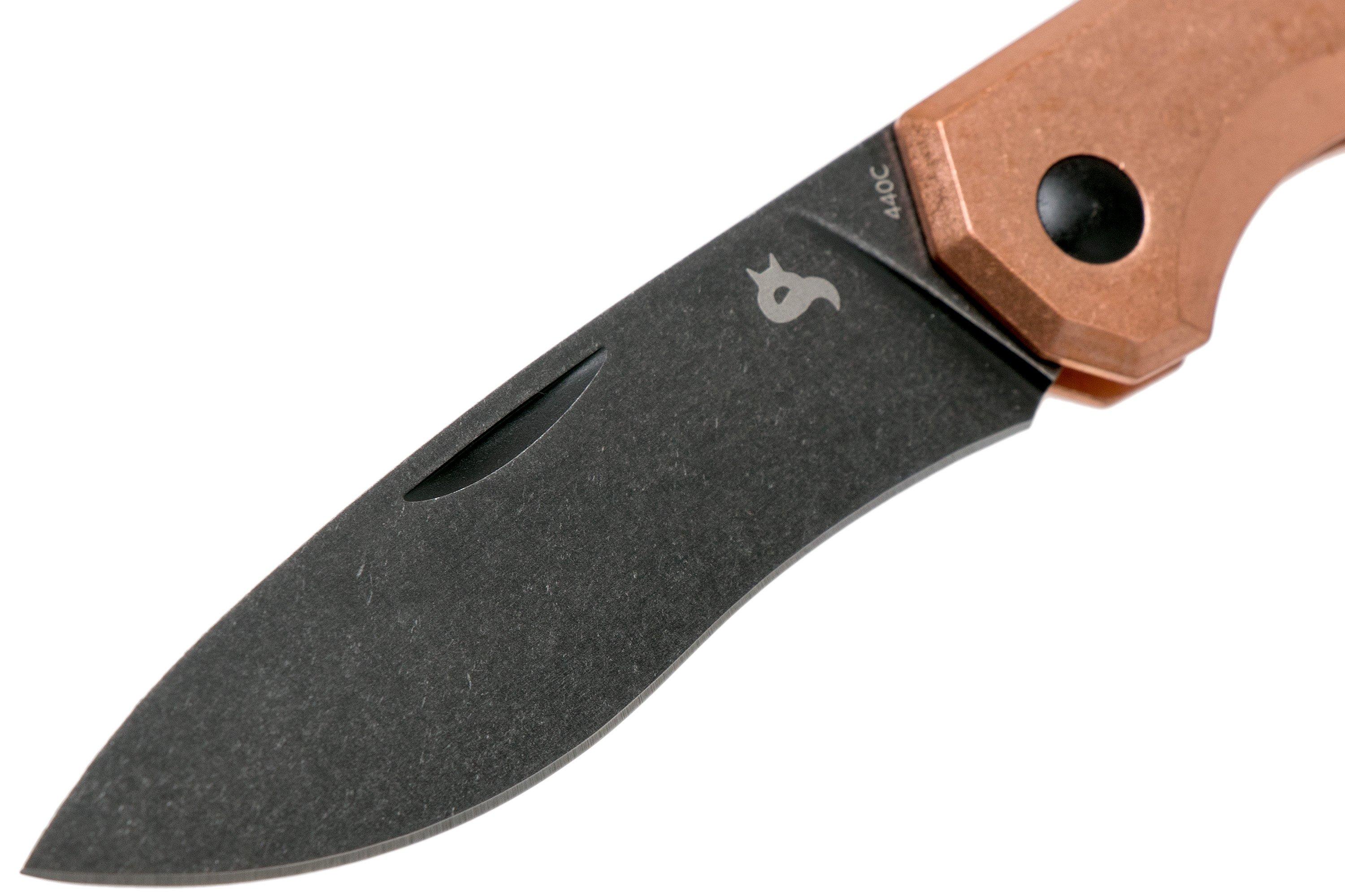 Fox Black Fox Ciol Folding Knife BF-748CR Copper pocket knife, Denis ...