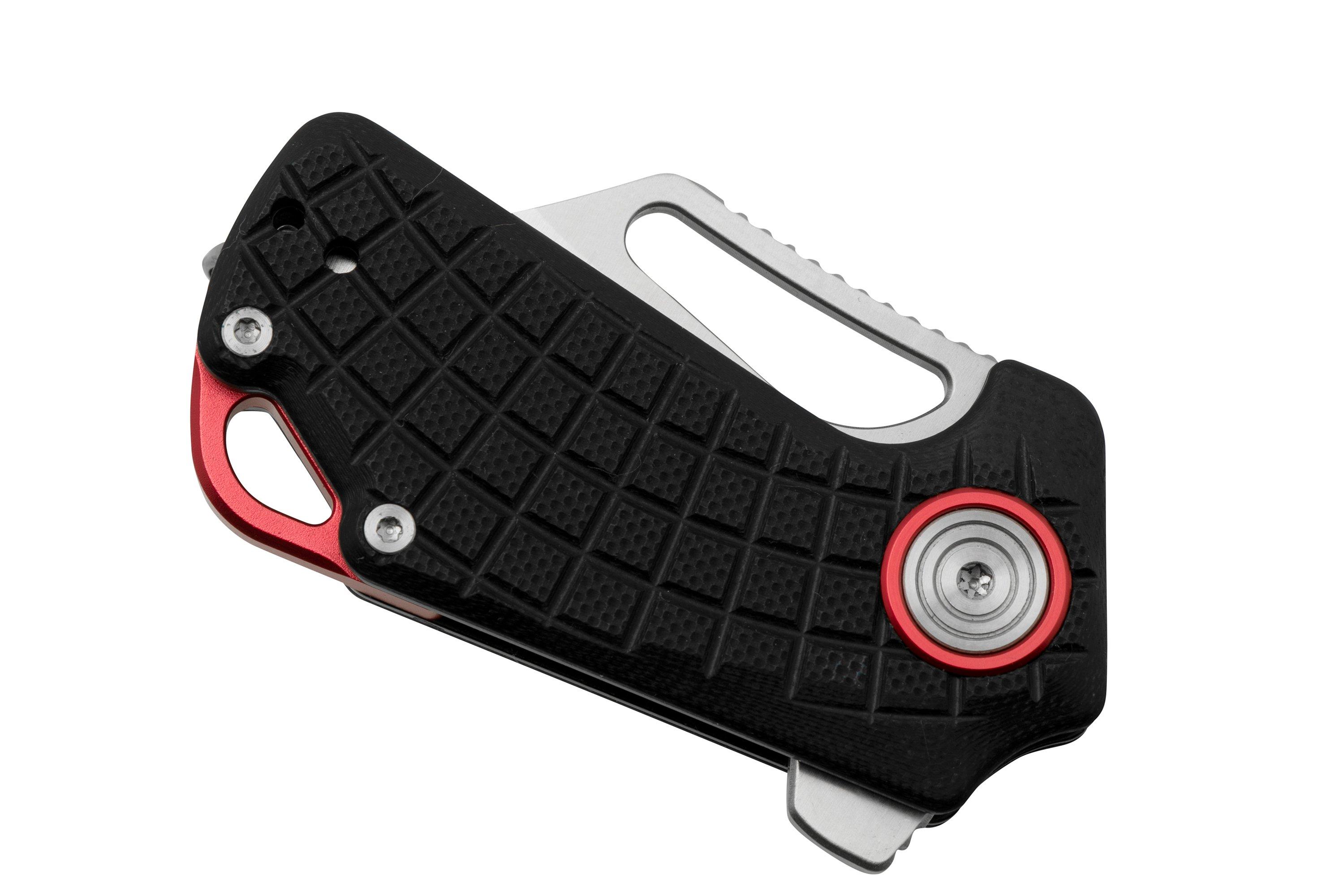 Black Fox Knives Puck BF-761B Satin D2 Black G10 pega, navalha ...