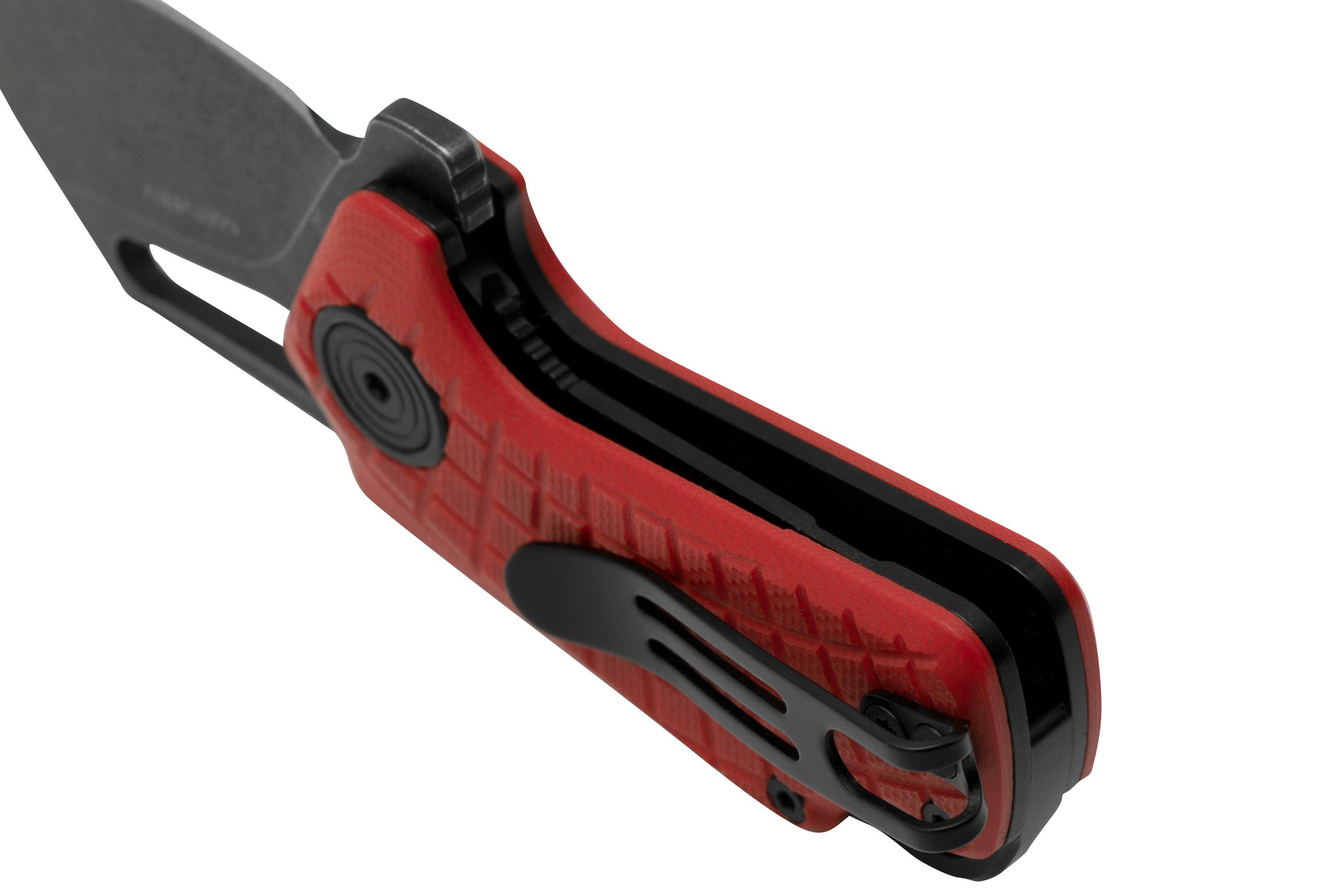 Black Fox Puck BF-761R Blackwashed D2 Red G10, zakmes | Voordelig kopen ...