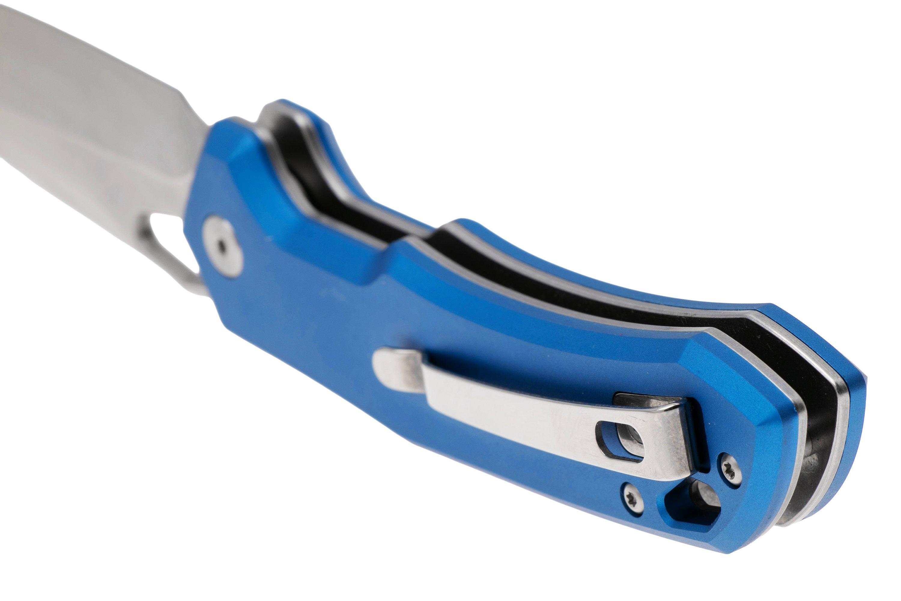Nóż składany Black Fox Atros BF-770, Satin VG10, Blue Aluminium ...