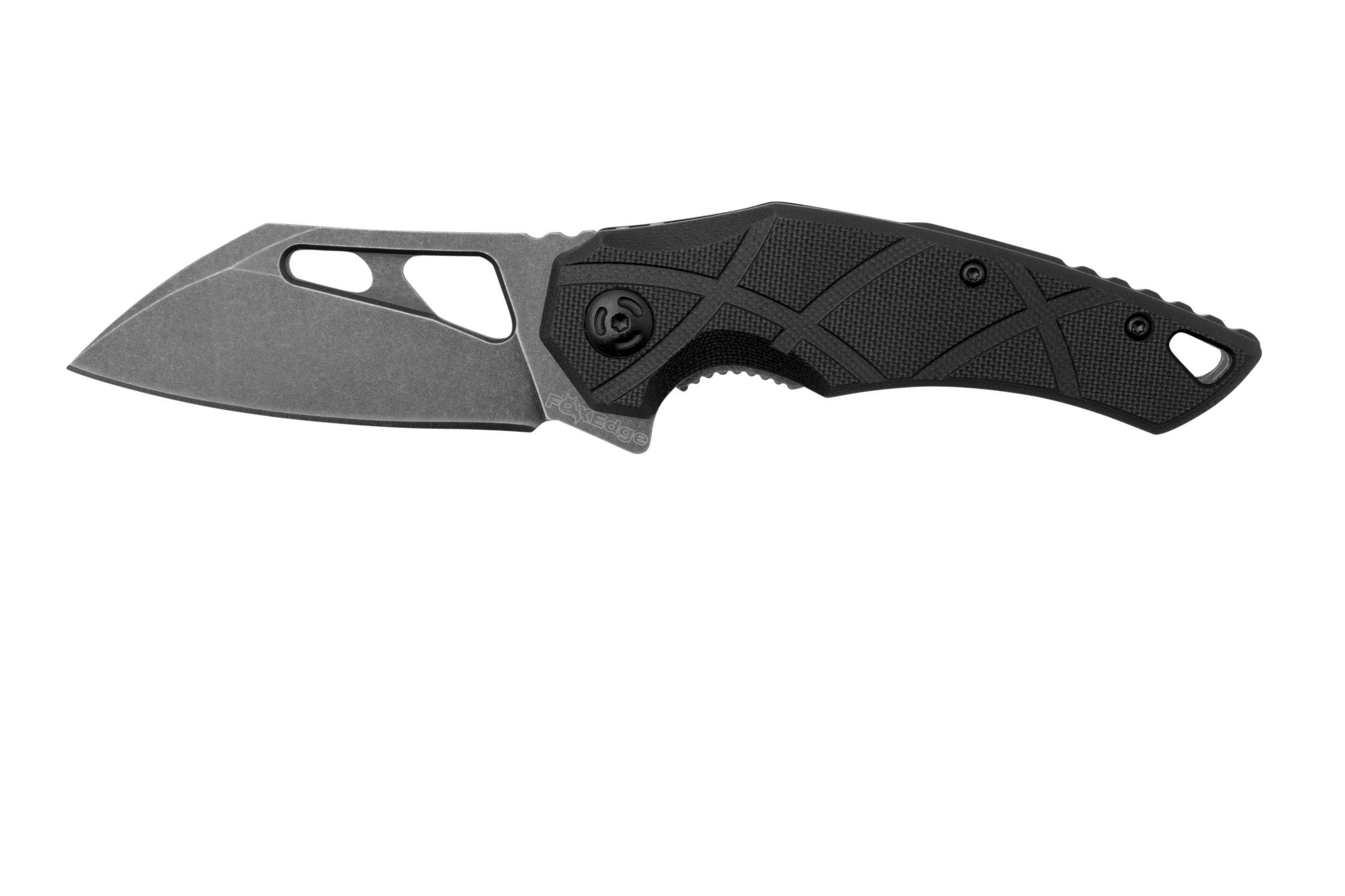 Fox Edge Atrax, Black G10, FE-010 coltello da tasca | Fare acquisti ...