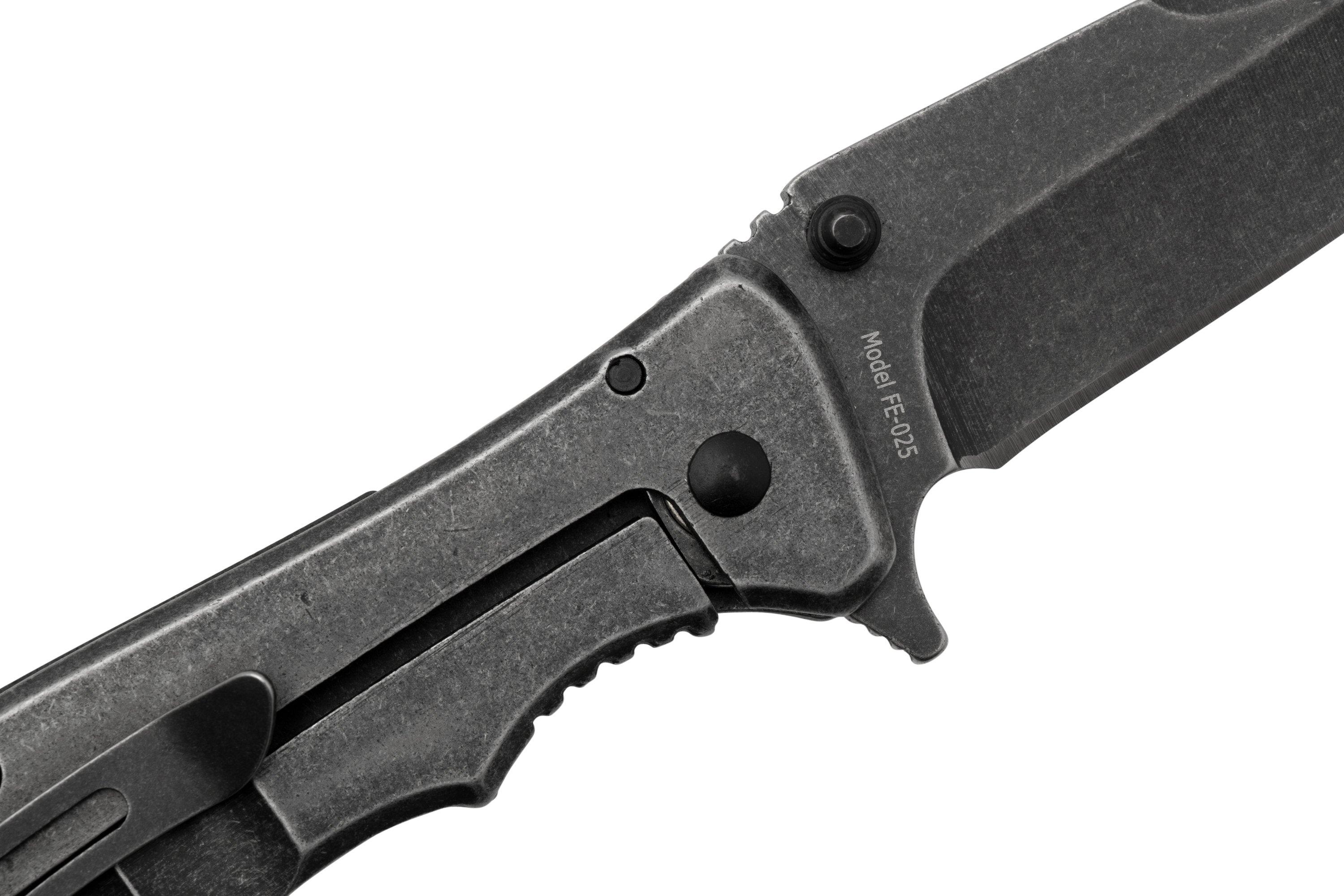 Fox Edge Mandatory Fun, Tan Micarta, FE-025 pocket knife ...