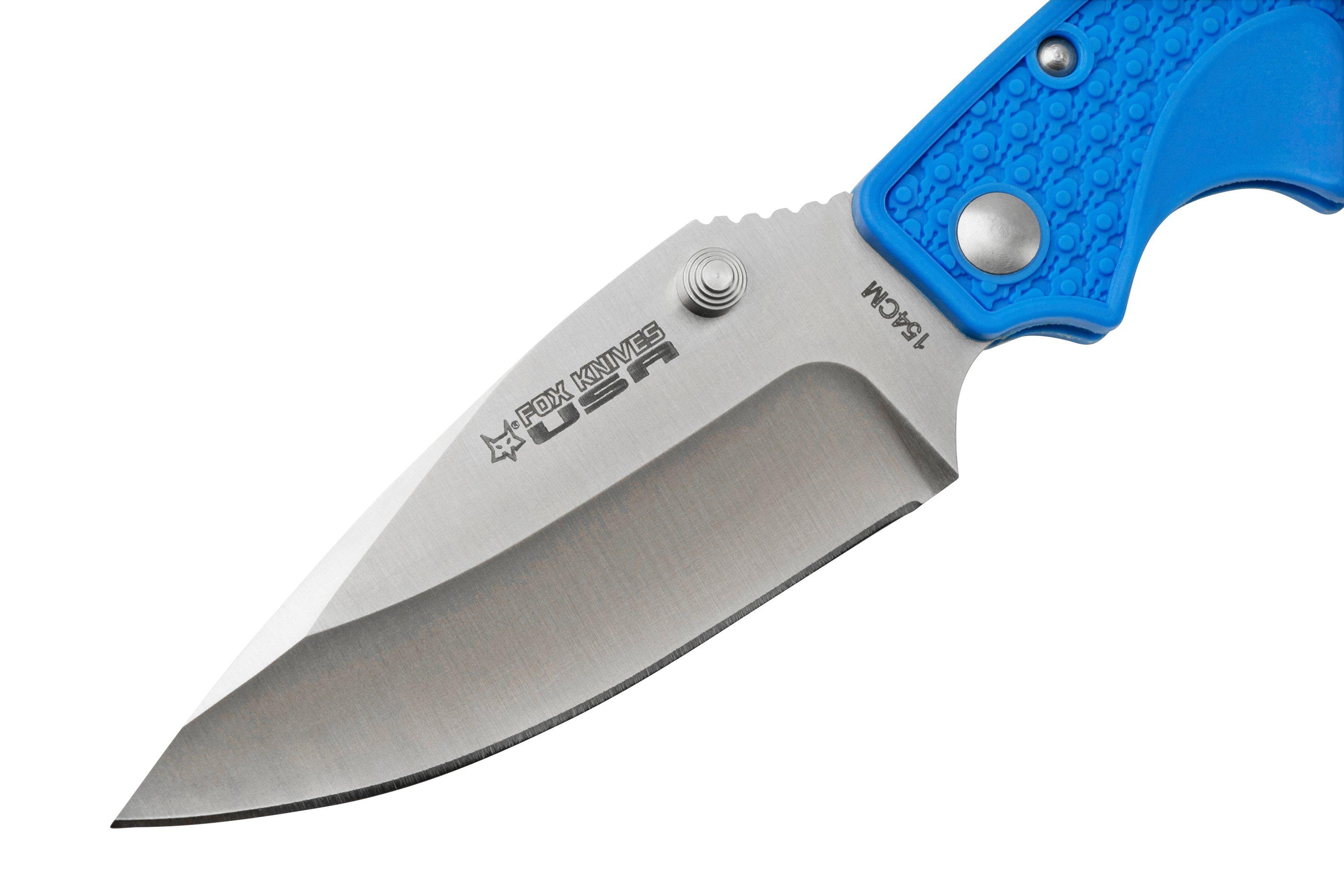 Fox Knives USA Forza Blue Clippoint FKU-AMI-CP BLU pocket knife, Mike ...