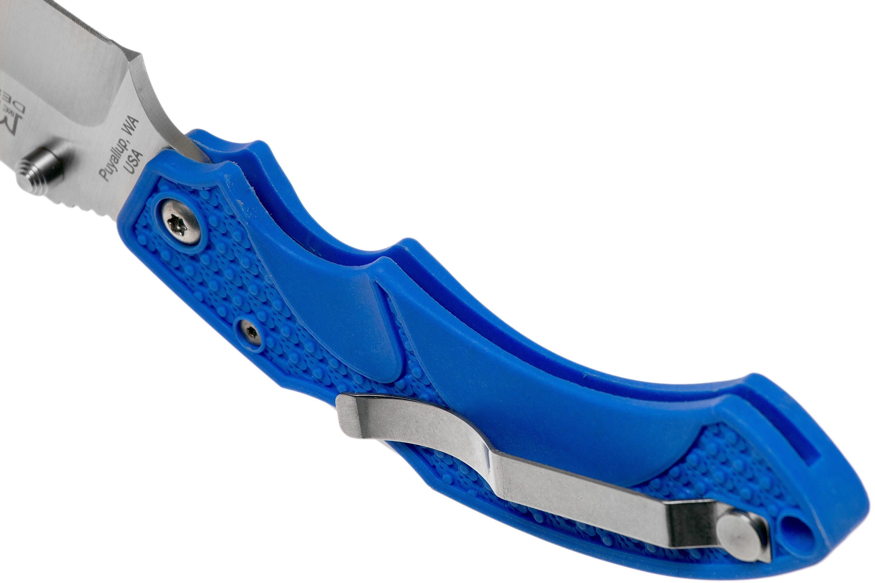 Fox Knives USA Forza Blue Clippoint FKU-AMI-CP BLU pocket knife, Mike ...