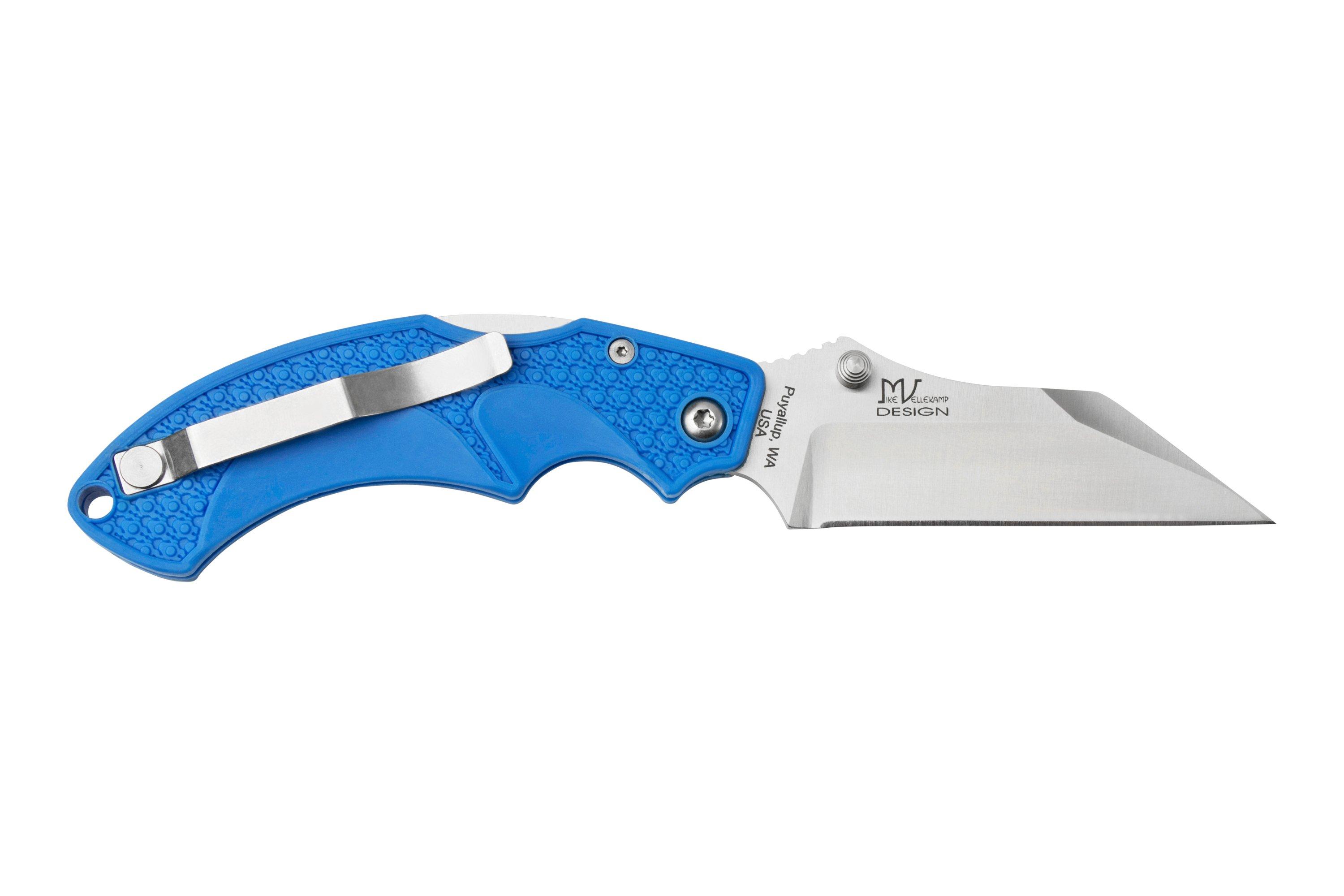 Fox Knives USA Forza Blue Wharncliffe FKU-AMI-WC-BLU pocket knife, Mike ...