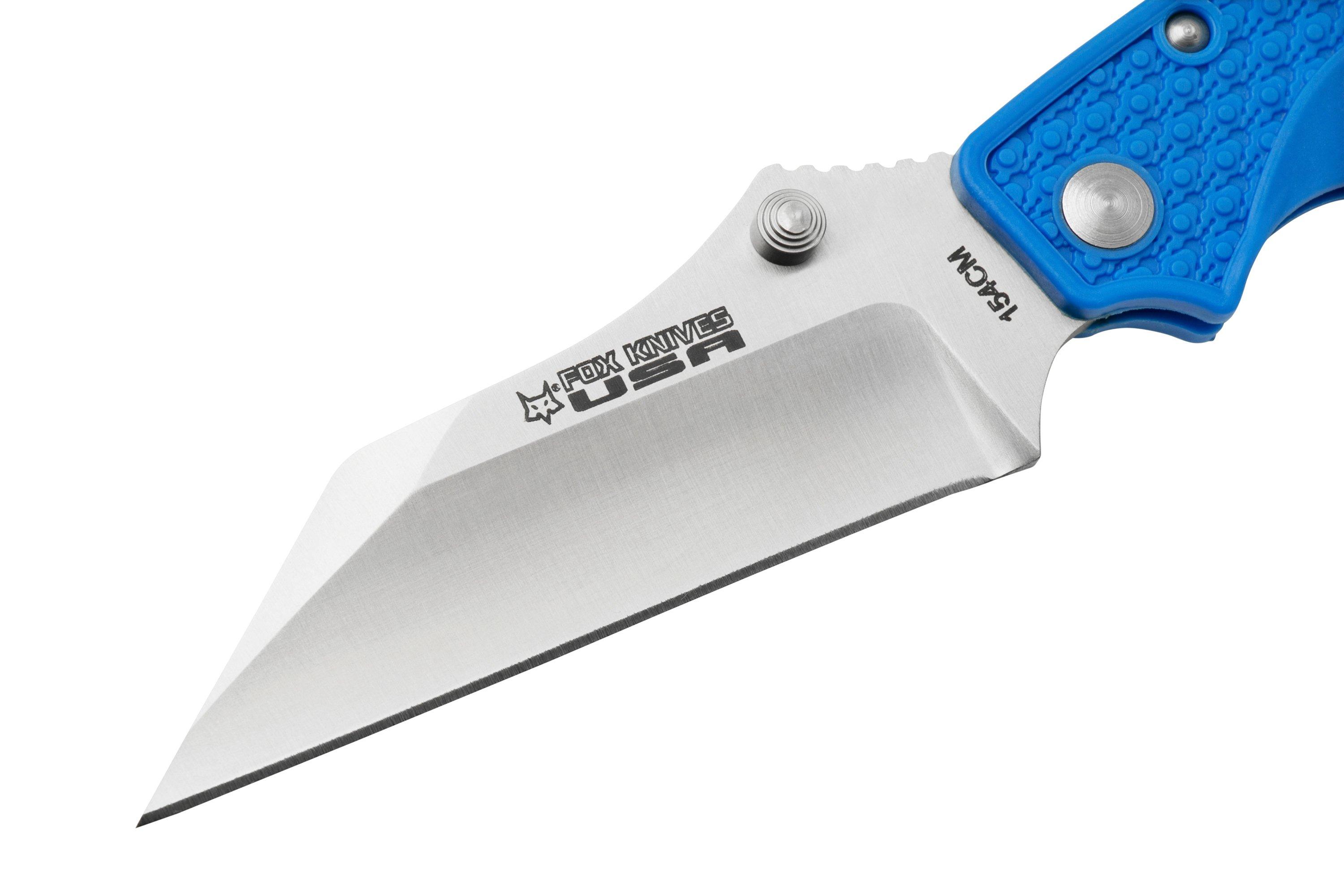 Fox Knives USA Forza Blue Wharncliffe FKU-AMI-WC-BLU pocket knife, Mike ...