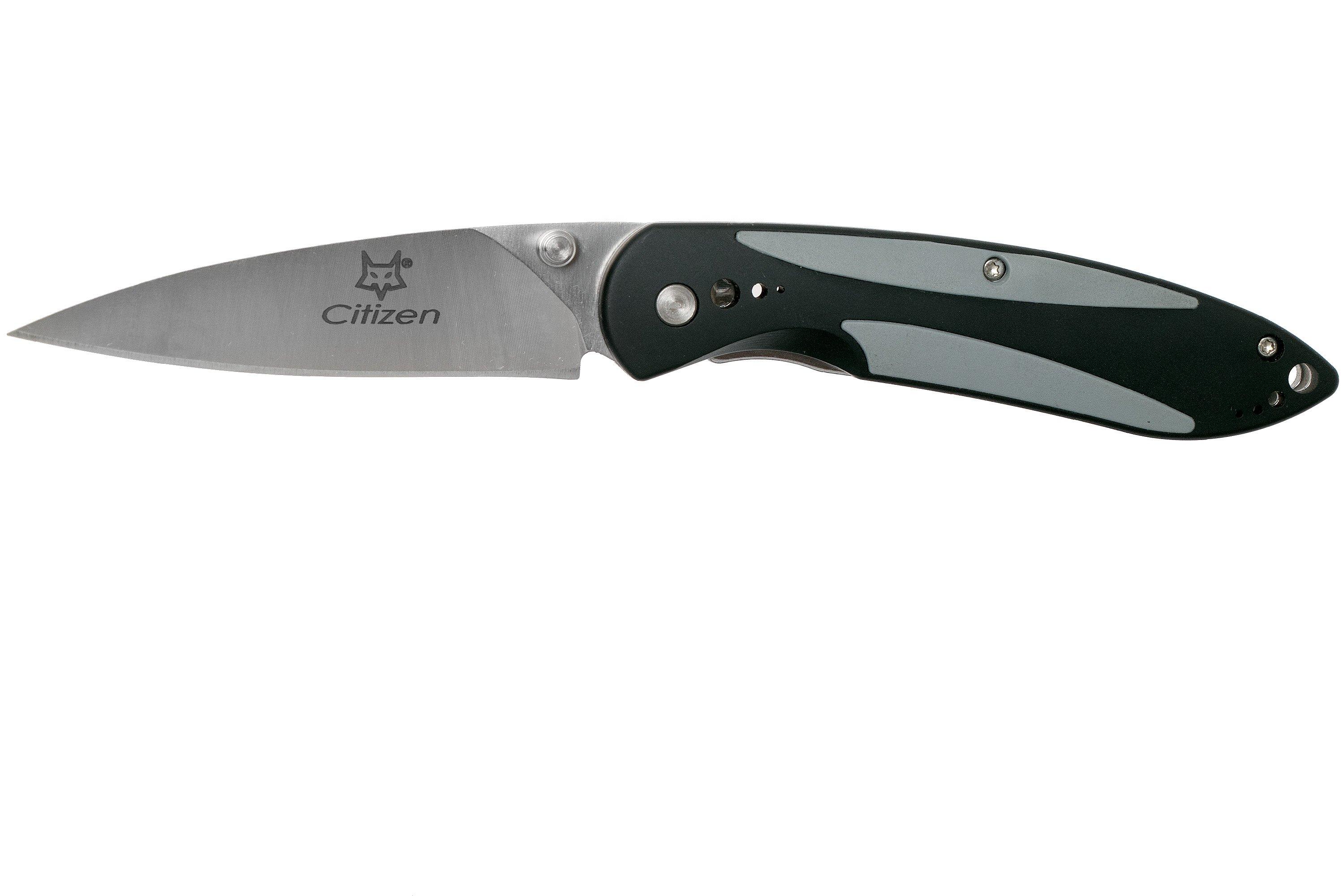 Fox Knives USA Citizen FKU-CI05BK Black Grey pocket knife, Centofante ...