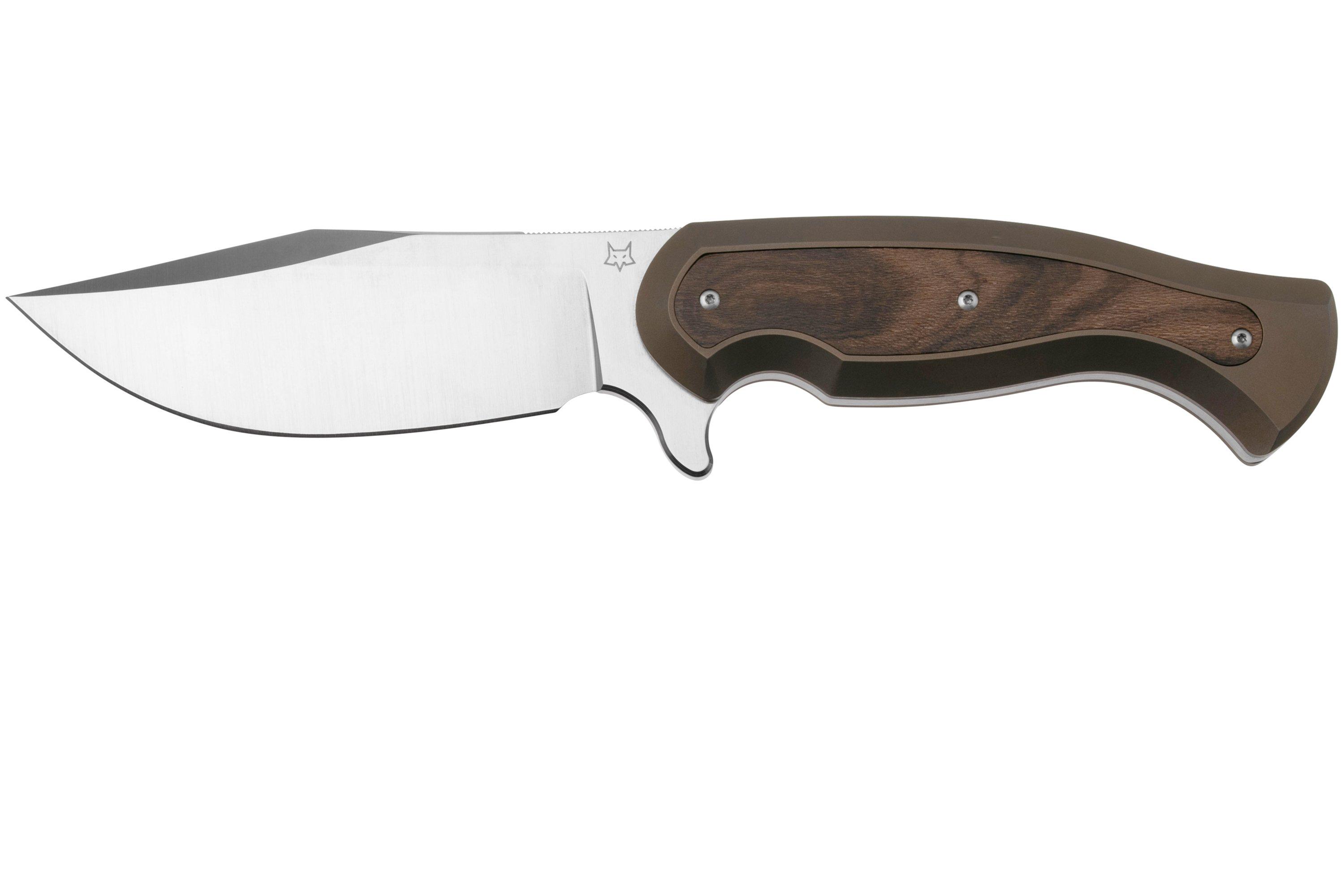 Fox Knives Eastwood Tiger 2022 Edition FX-106-TIZW Elmax Satin, Bronze ...