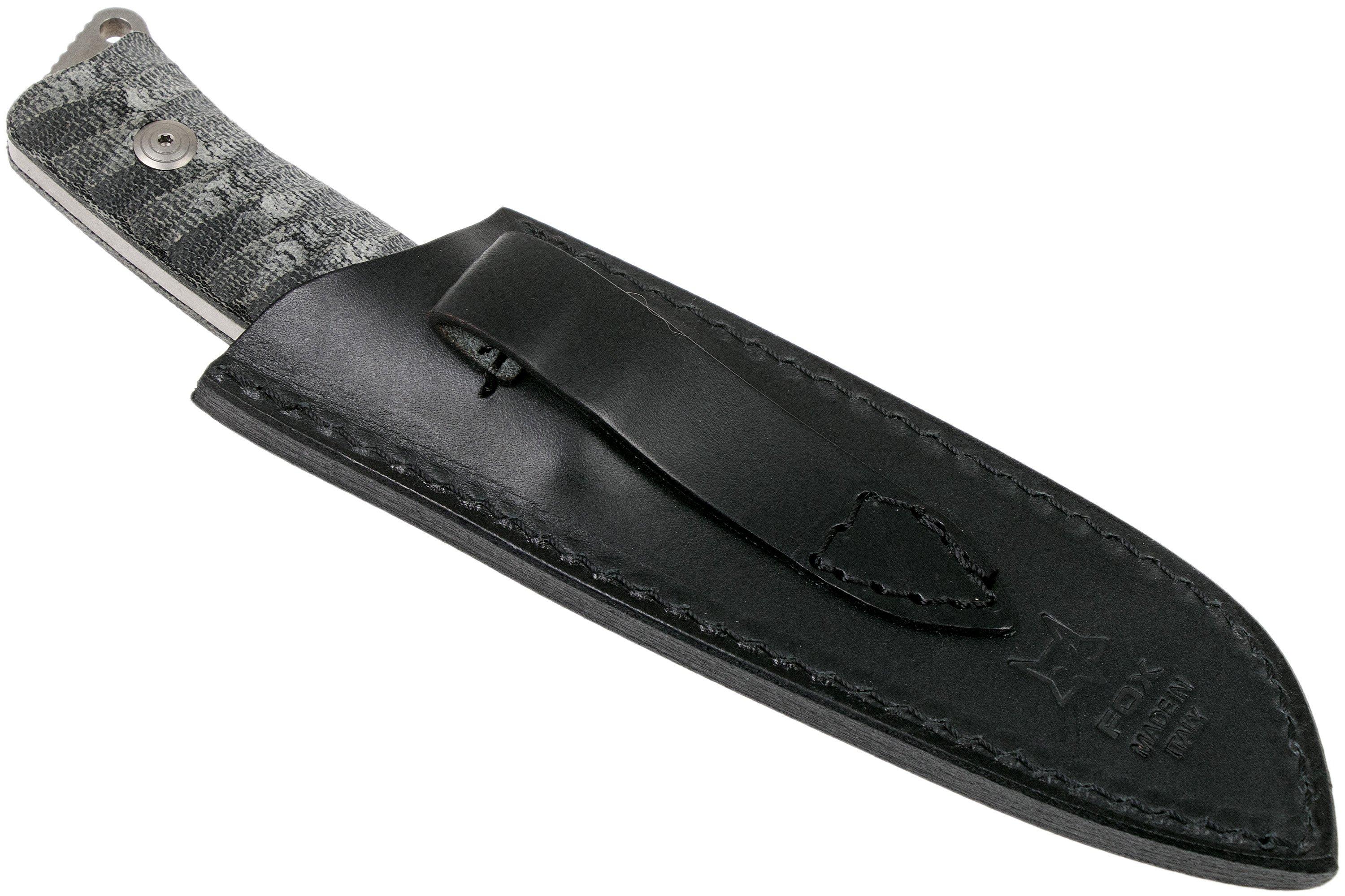 Fox Pro Hunter, Black Micarta FX-131MBSW cuchillo de caza | Compras con ...
