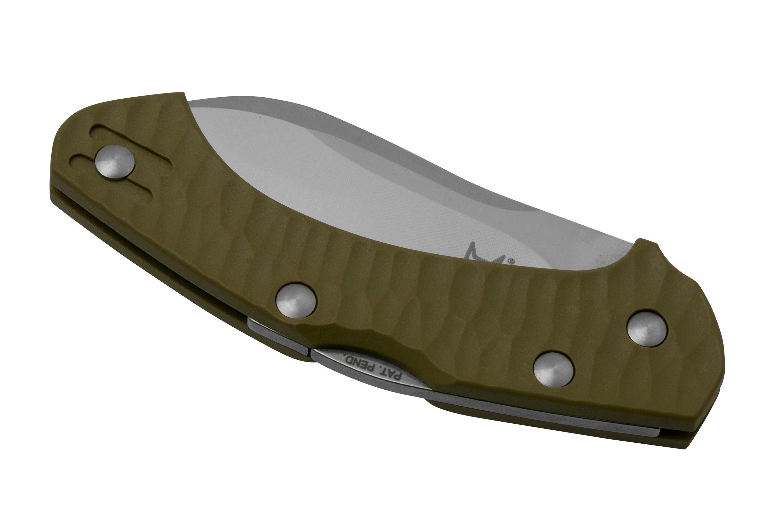 Fox Anso Zero FX-305G Green FRN pocket knife, Anso design ...