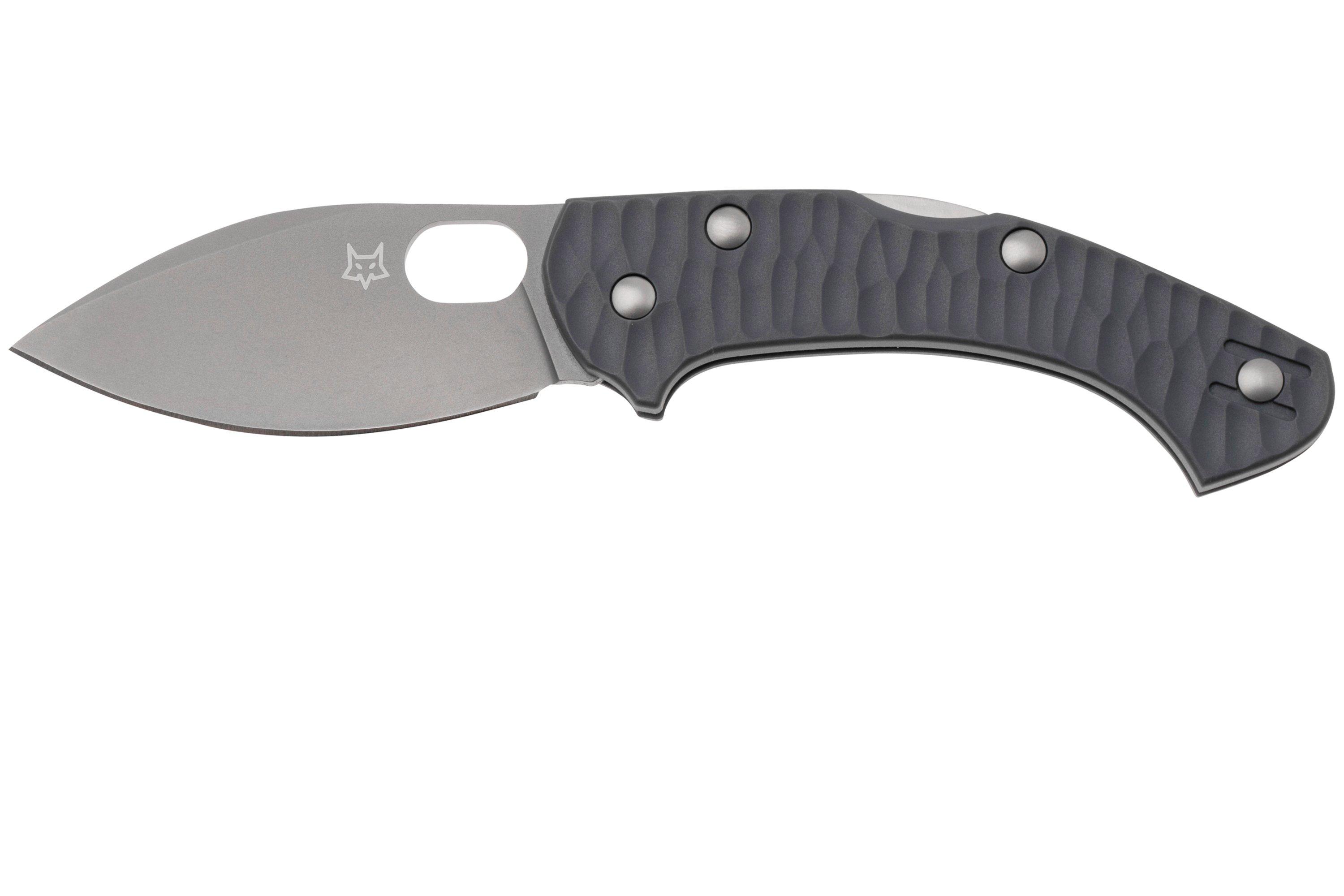 Fox Knives Zero 2.0 Desert Warrior FX-311-GY Wolf Grey FRN, Top Shield ...
