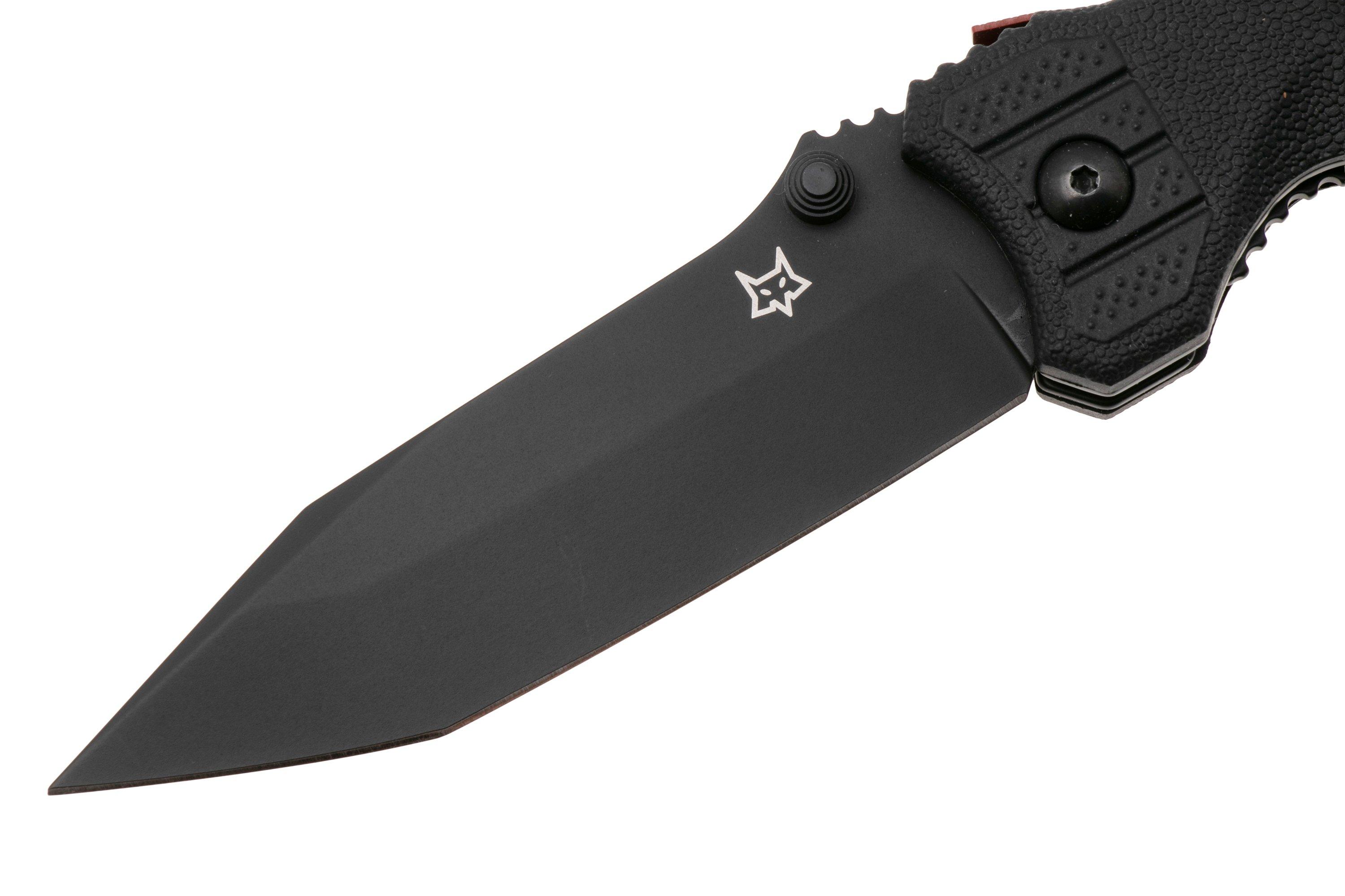 Fox Predator Evolution FX-449-B, Black Niolox, Black FRN, pocket knife ...