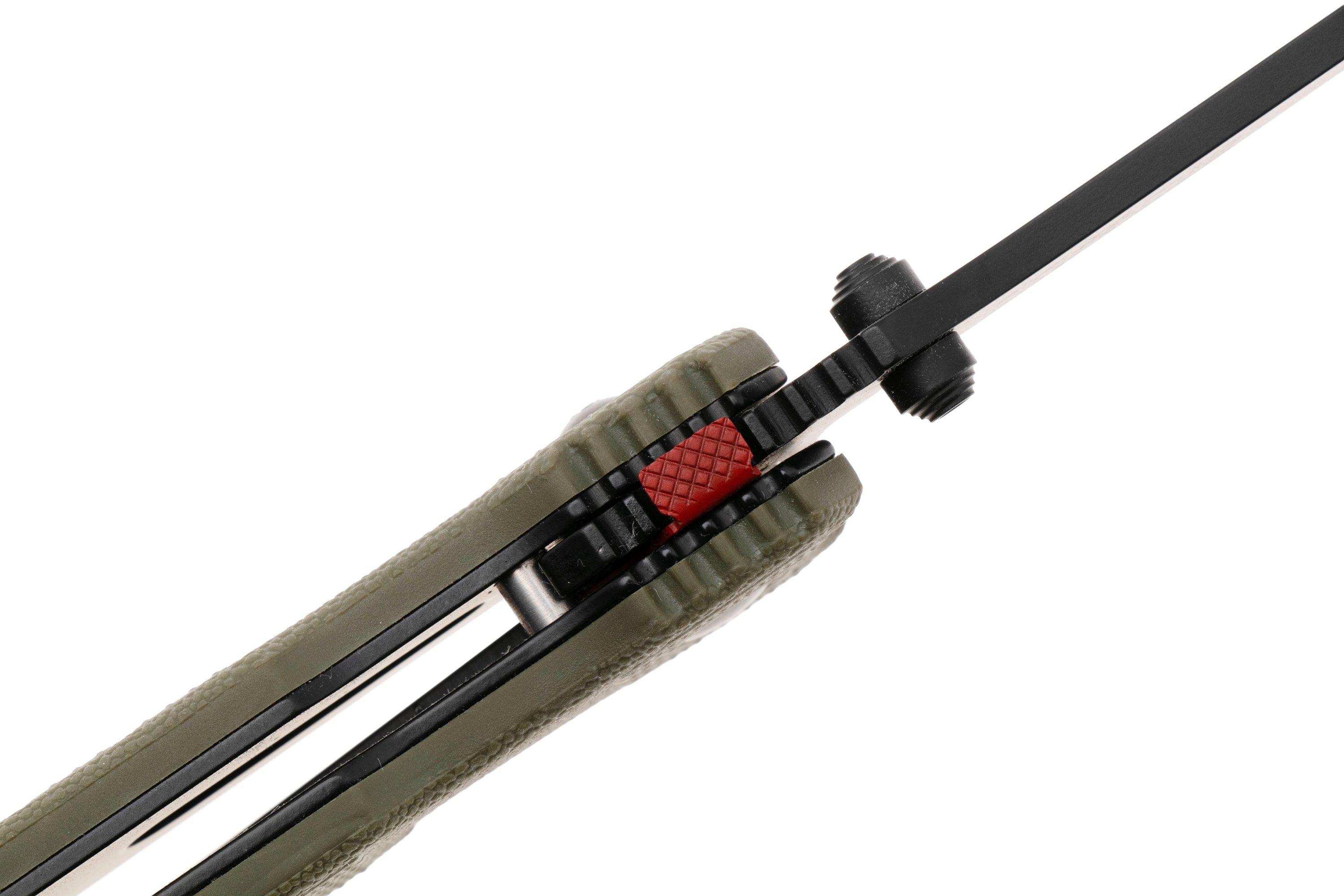Fox Predator Evolution FX-449 OD, Black Niolox, Green FRN, coltello da ...