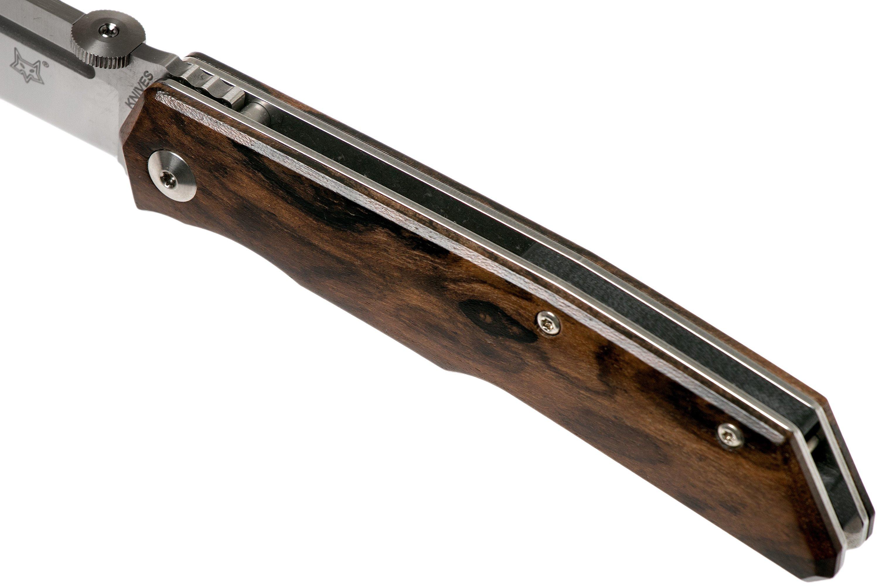 Fox Knives FX-515W Ziricote pocket knife, Bob Terzuola design ...