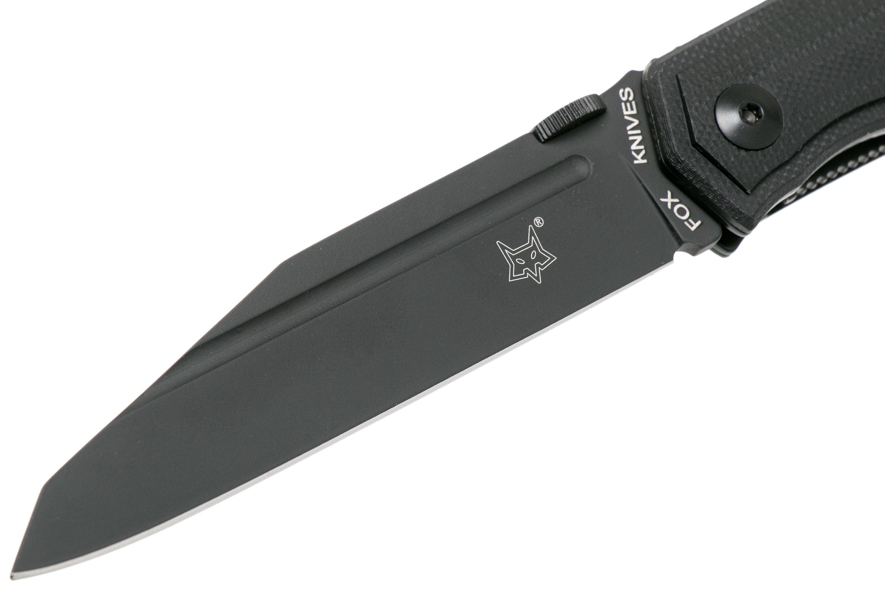 Fox Knives FX-515 Black G10 pocket knife, Bob Terzuola design ...