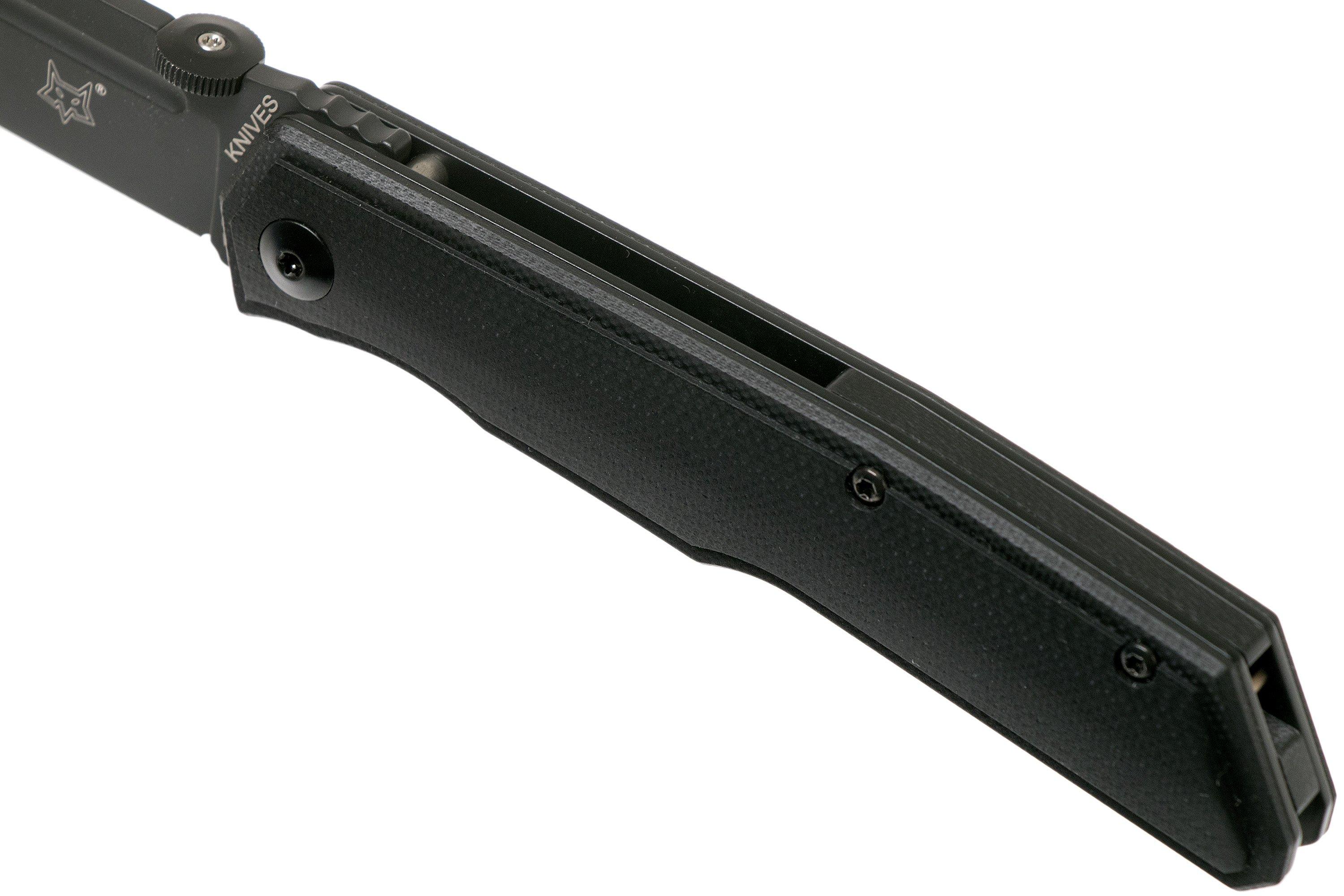 Fox Knives FX-515 Black G10 pocket knife, Bob Terzuola design ...