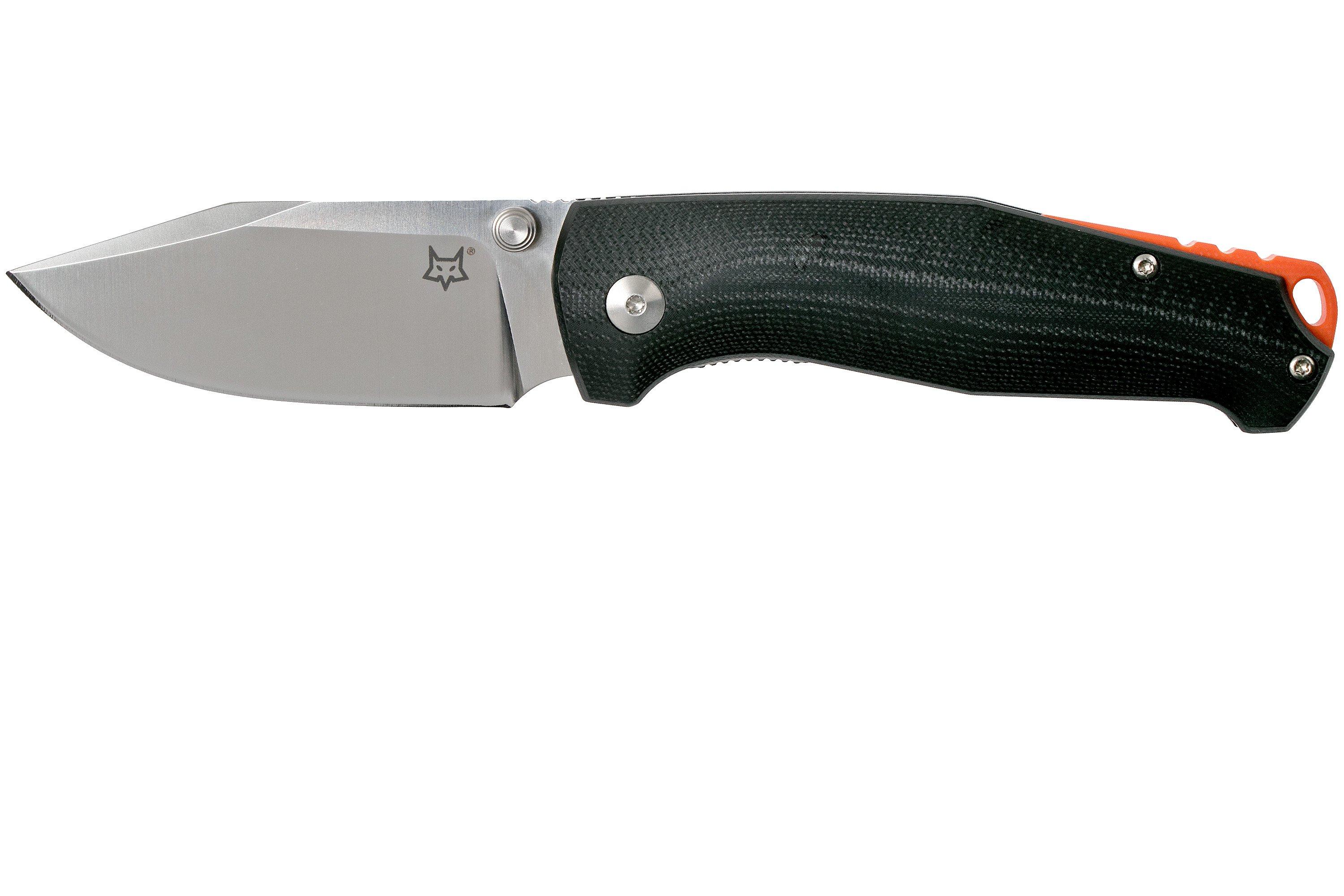 Fox TUR FX-523B, Black pocket knife, Jesper Voxnaes design ...