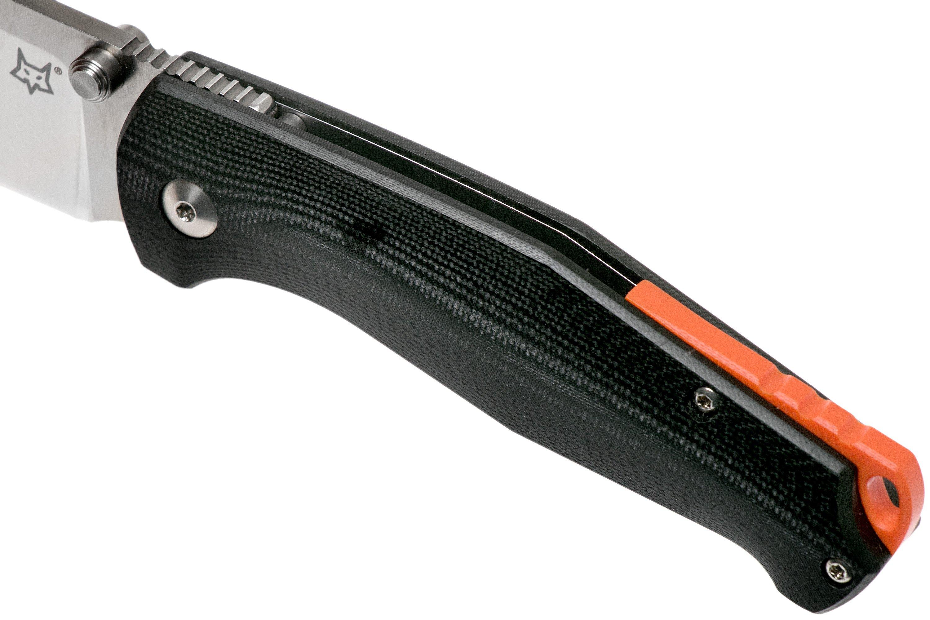 Fox TUR FX-523B, Black pocket knife, Jesper Voxnaes design ...