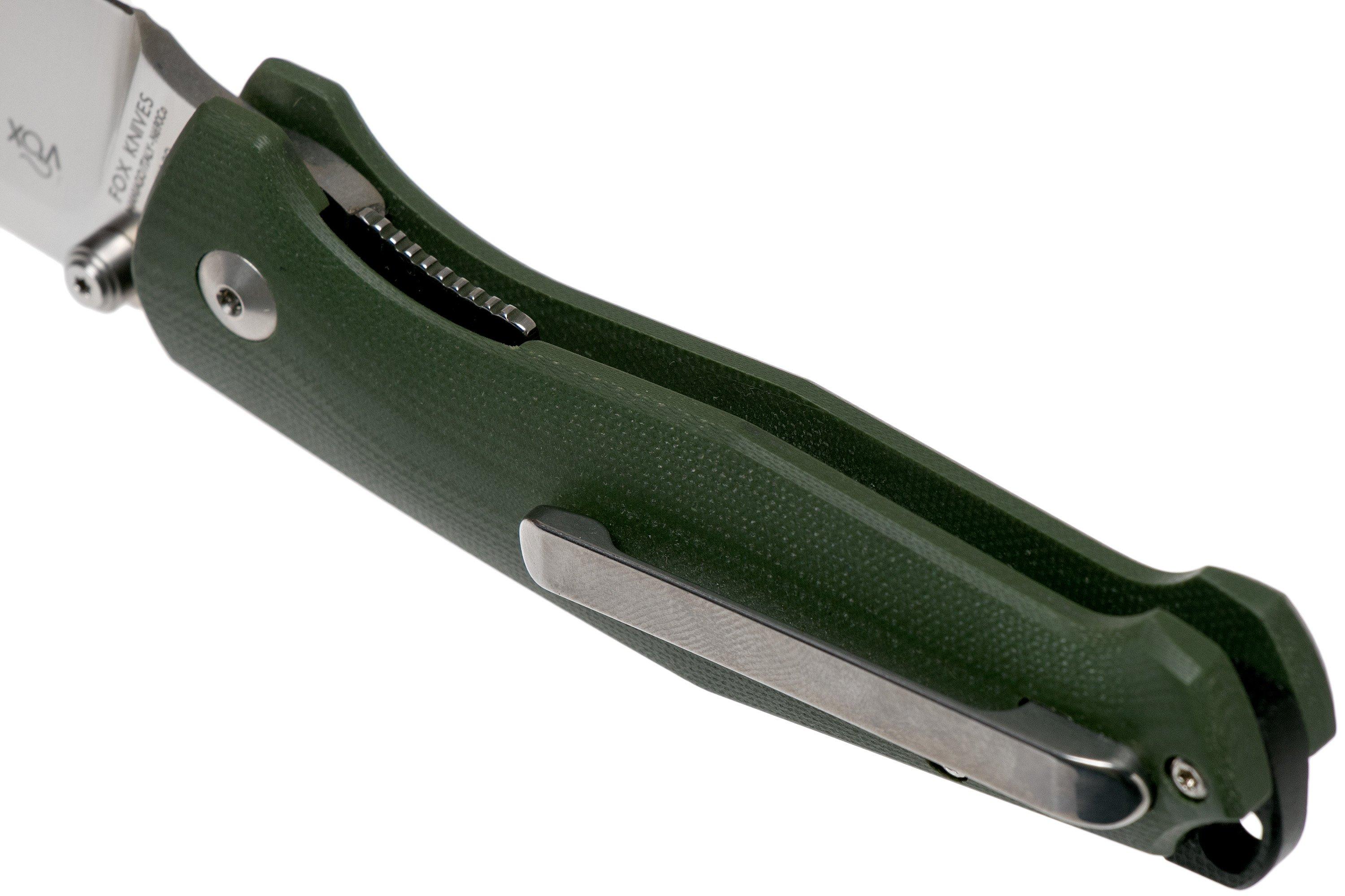 Fox TUR FX-523OD, OD Green pocket knife, Jesper Voxnaes design ...