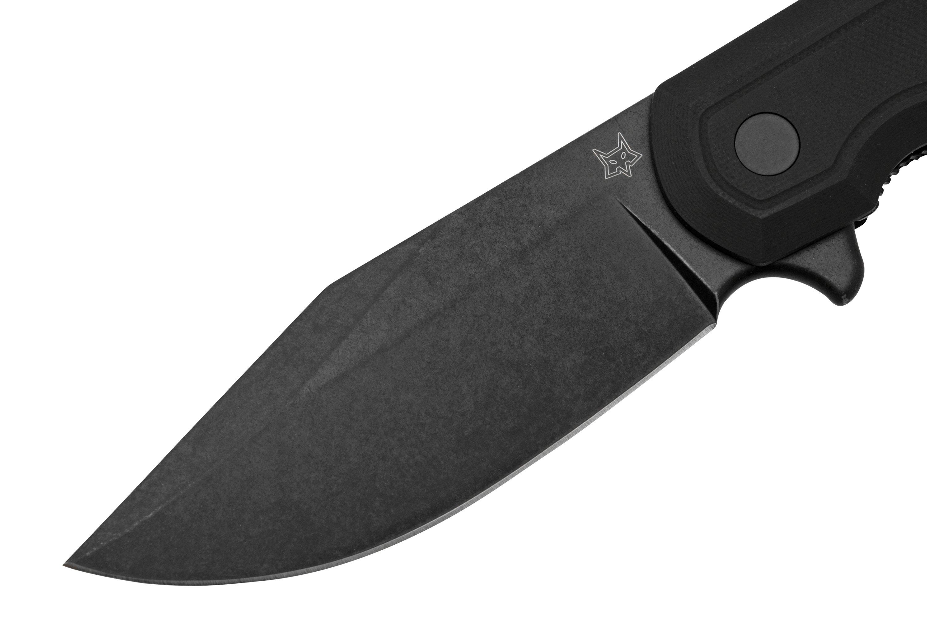 Fox Knives Eastwood Tiger FX-524B Black Stonewashed D2, Black G10 ...