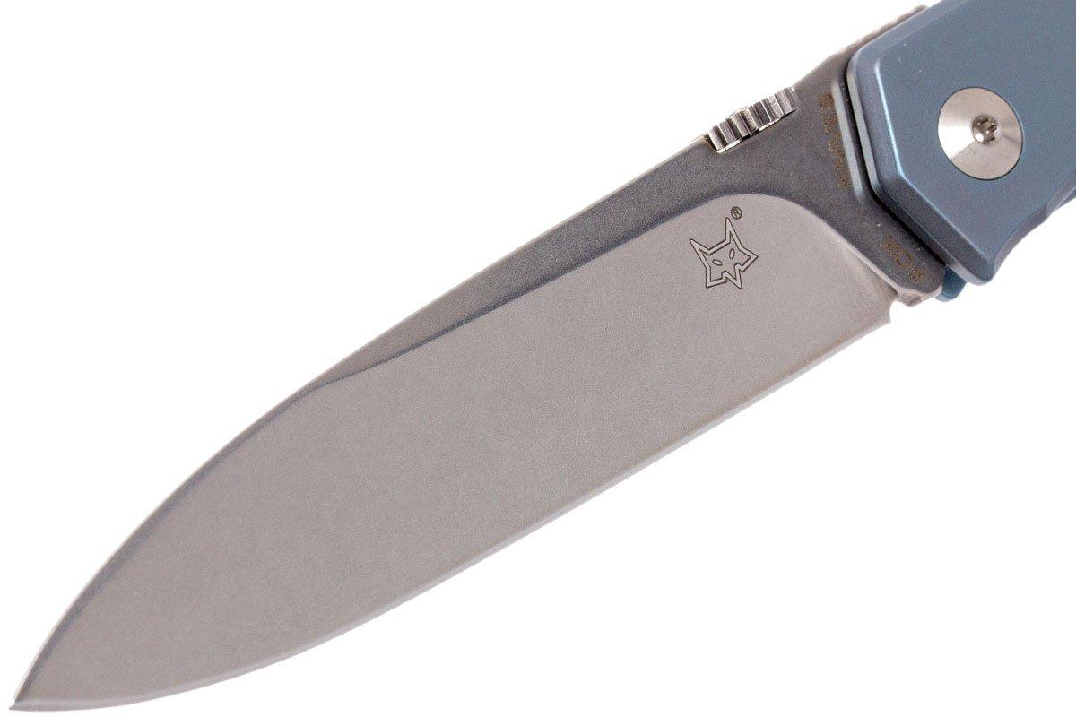 Fox Terzuola Folder FO FX-525TiBL Blue pocket knife | Advantageously ...