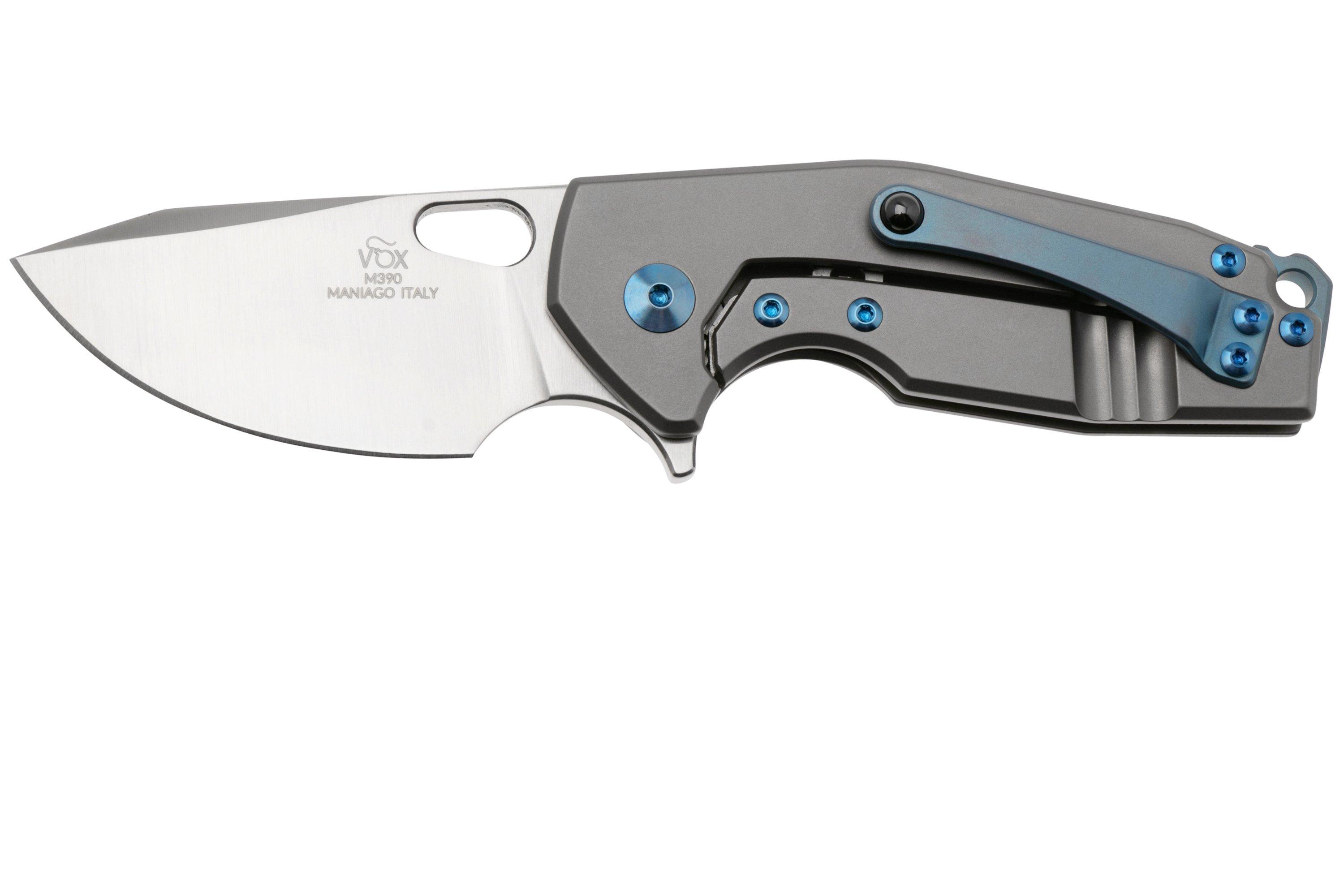Fox Knives Suru Left Handed FX-526-SXTIBL Satin M390, Bead Blasted ...