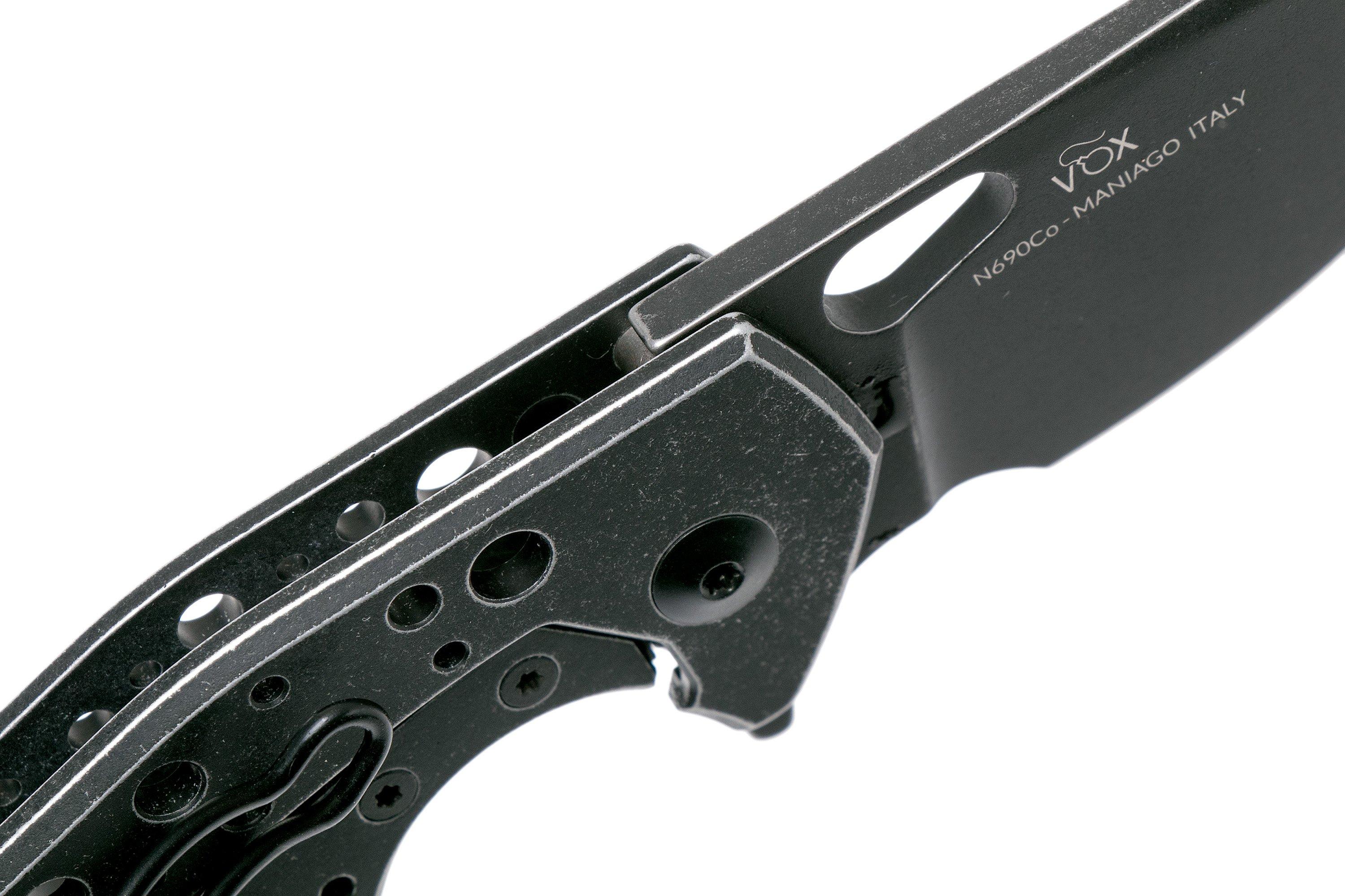 Fox Suru Alu Black FX-526ALB pocket knife, Jesper Voxnaes design ...