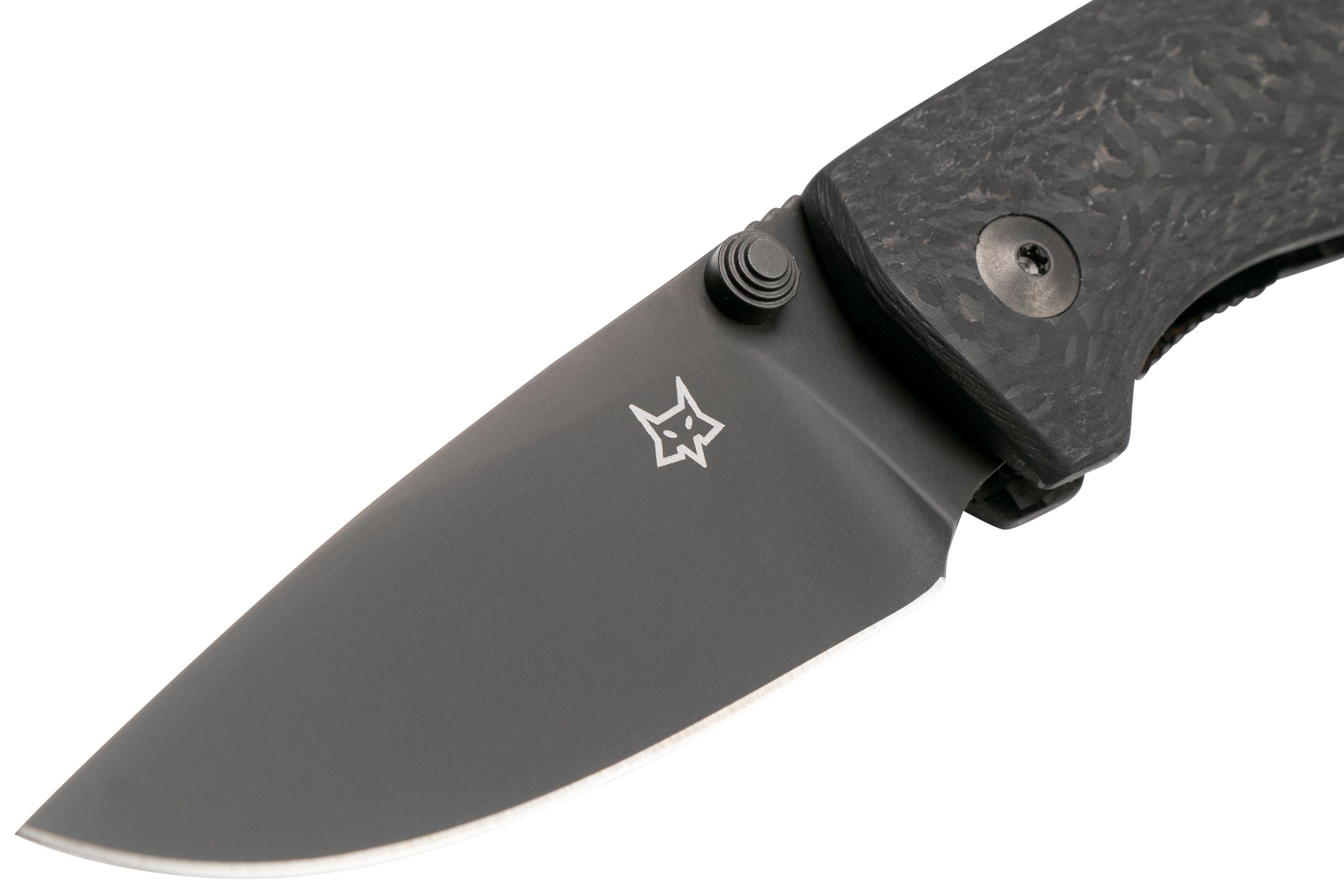 Fox TUR FX-528B black pocket knife, Jesper Voxnaes design ...