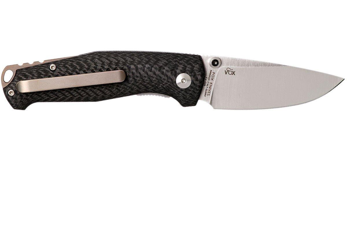 Fox TUR FX-528 satin pocket knife, Jesper Voxnaes design ...