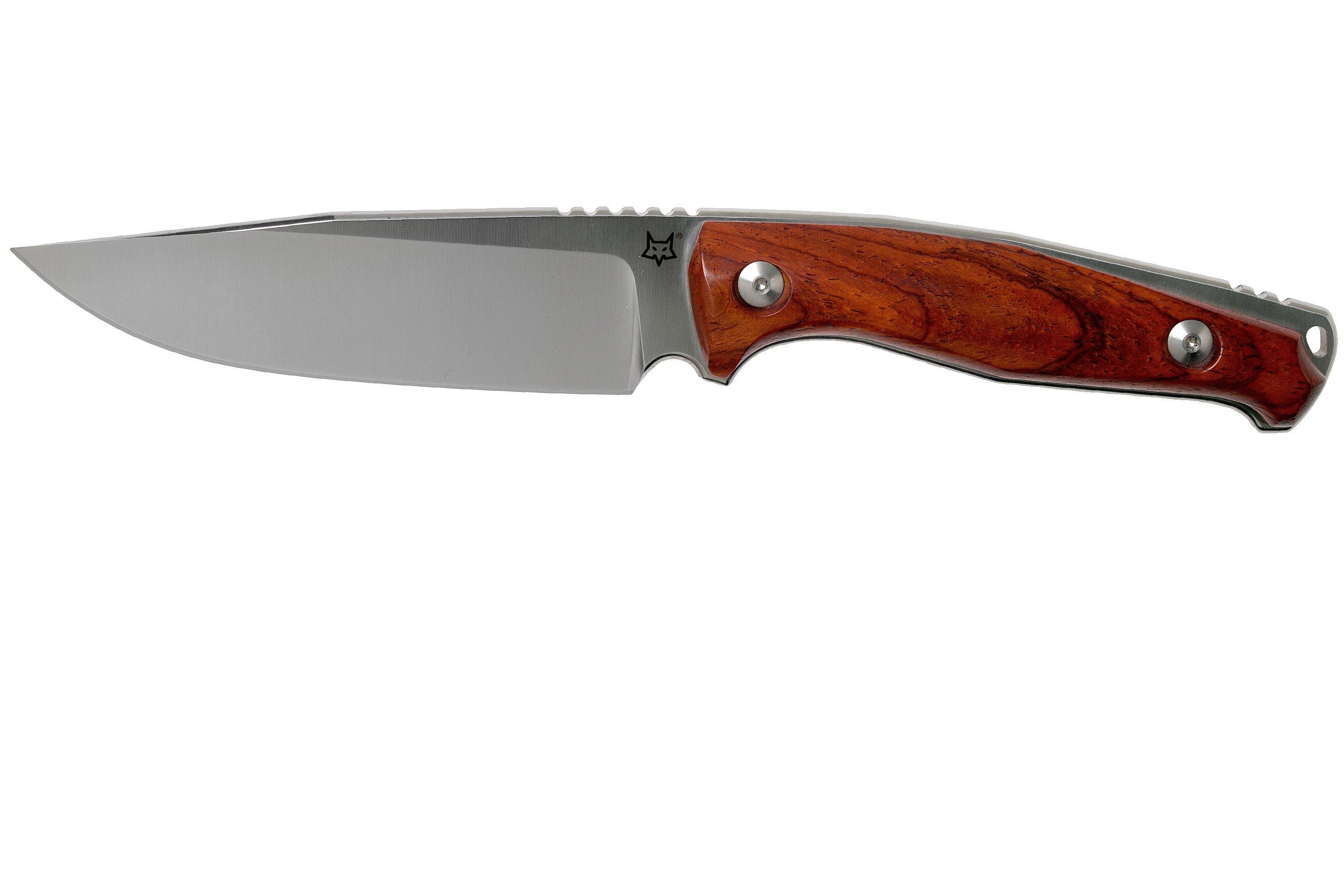 Fox TUR FX-529CB Cocobolo fixed knife, Jesper Voxnaes design ...