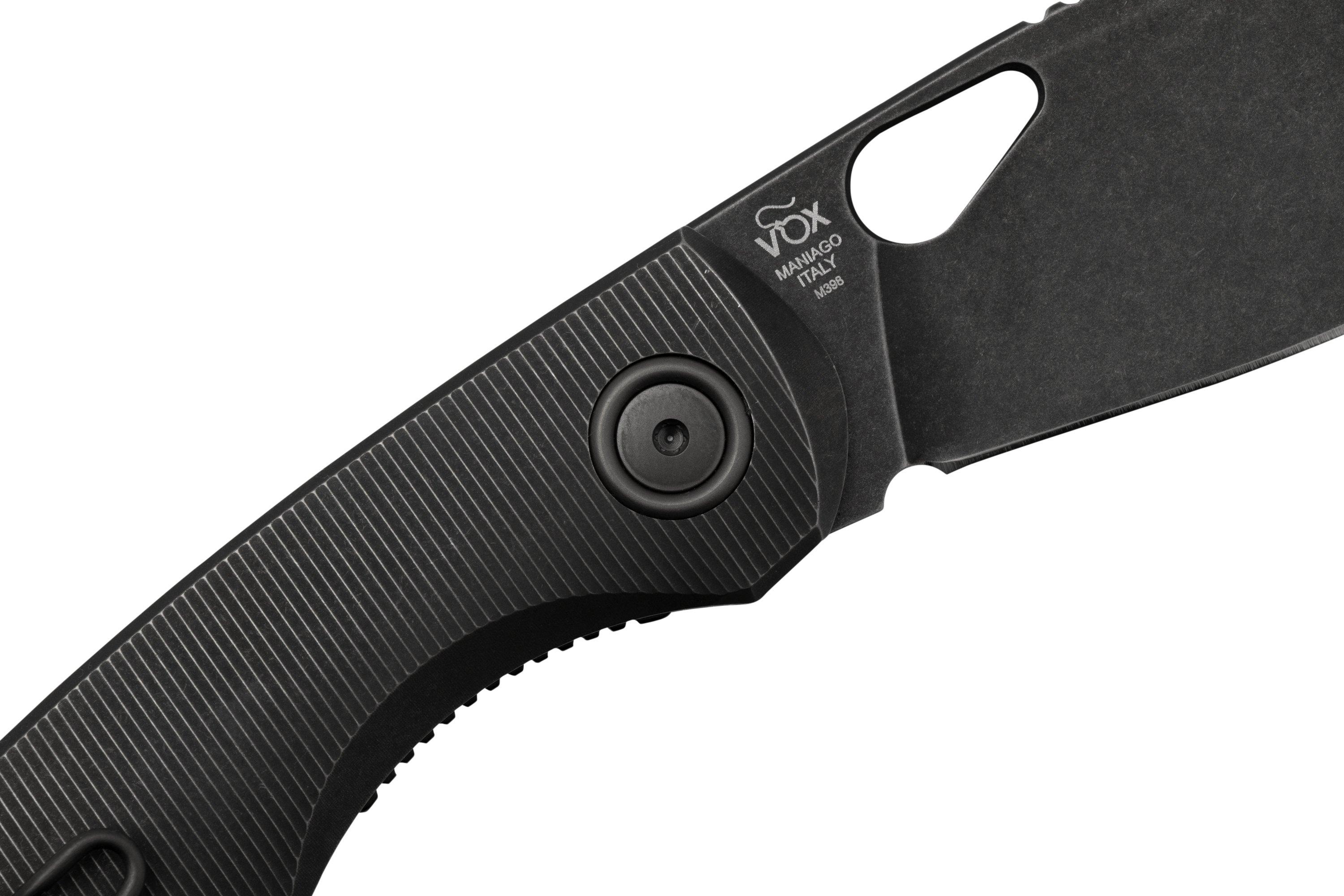 Fox Chilin FX-530-TIDSW PVD Black Stonewashed M398, Black Titanium ...