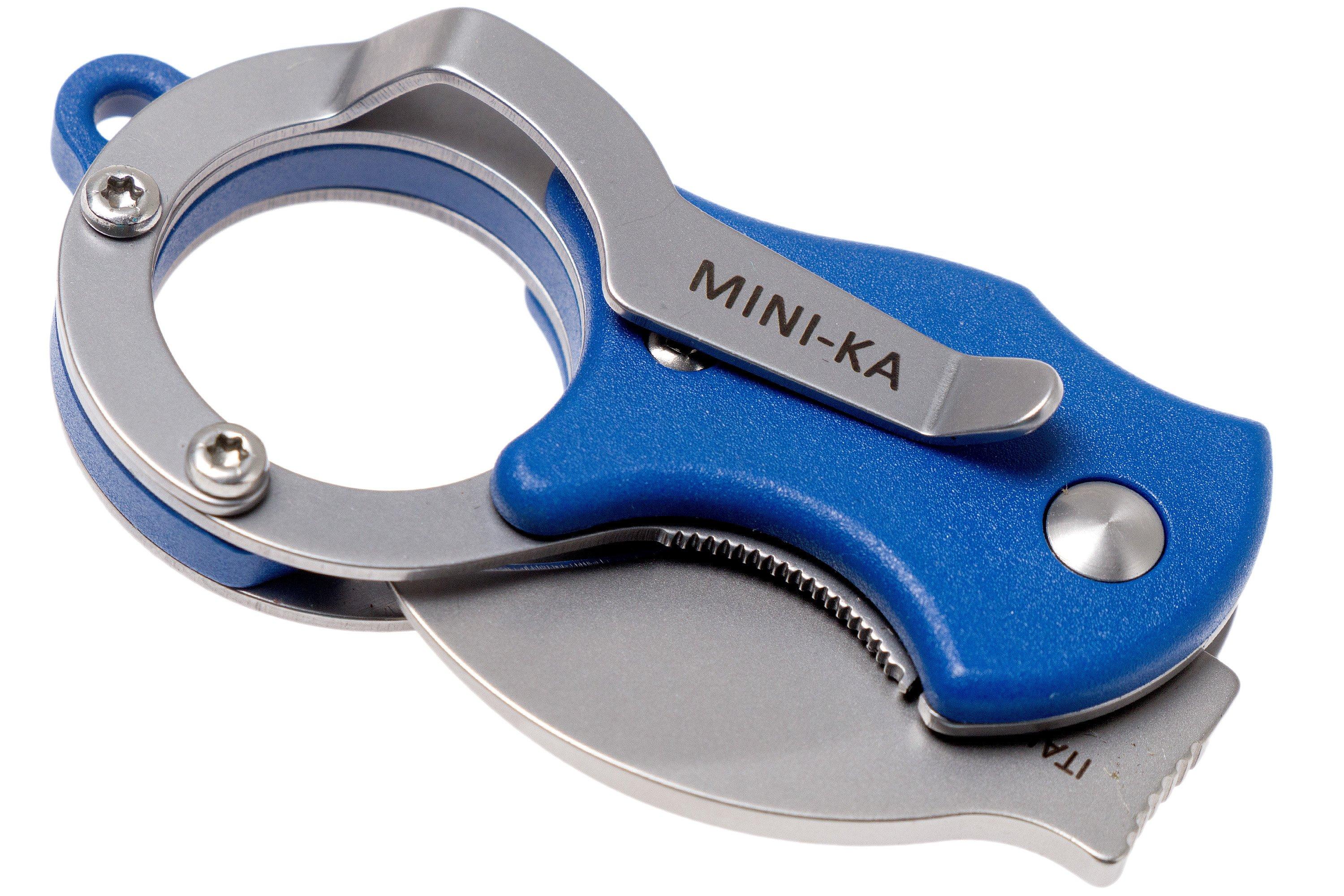 Fox Mini-KA FX-535BL Blue, karambit keychain knife | Advantageously ...