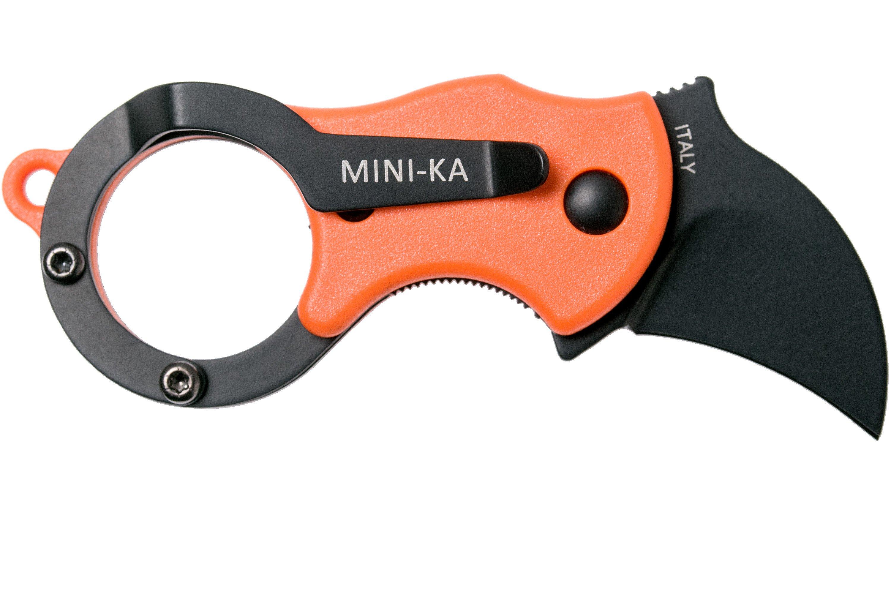 Fox Mini-KA FX-535OB Orange & Black, karambit keychain knife ...