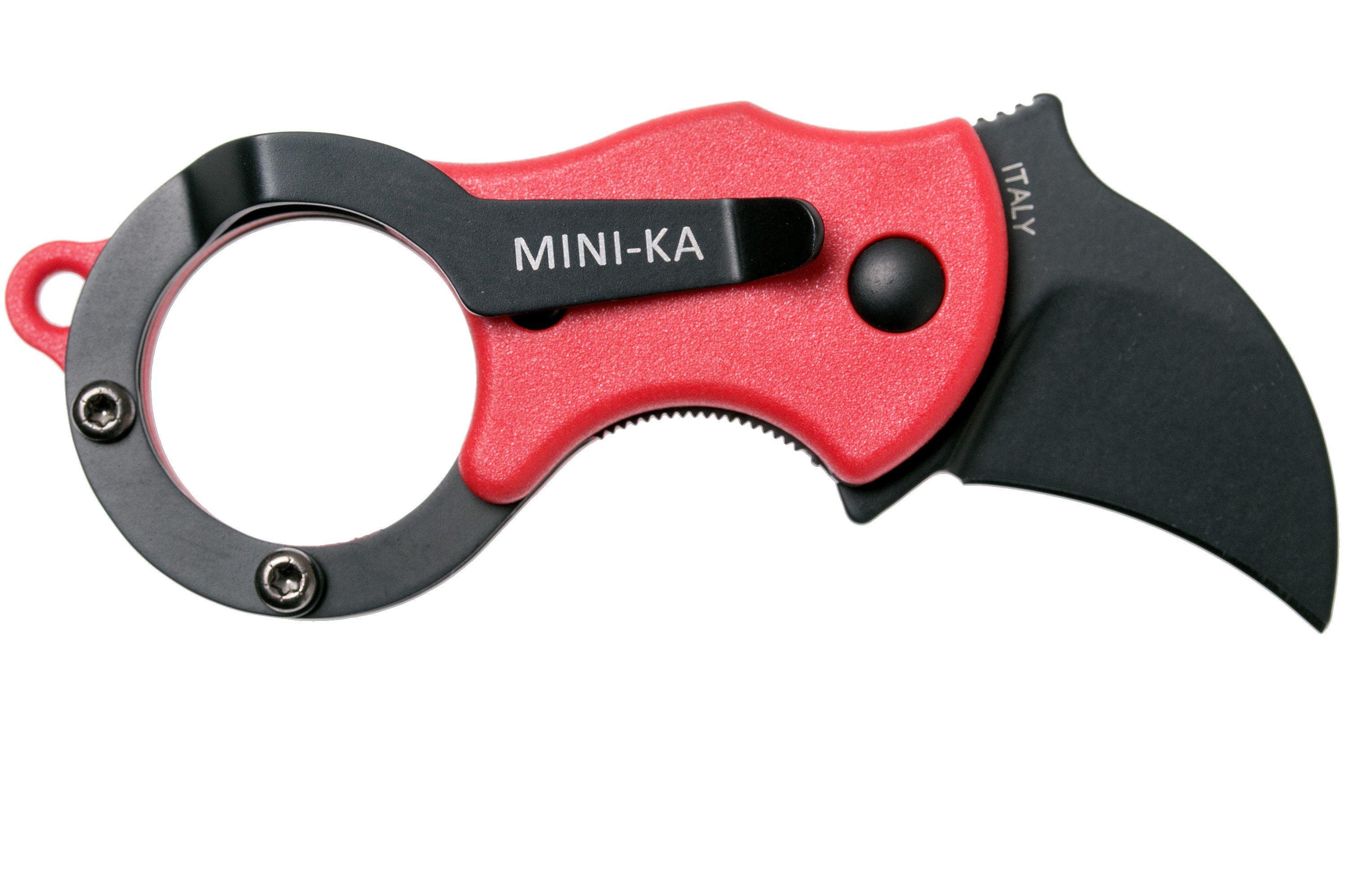Fox Mini-KA FX-535RB Red & Black, karambit keychain knife ...