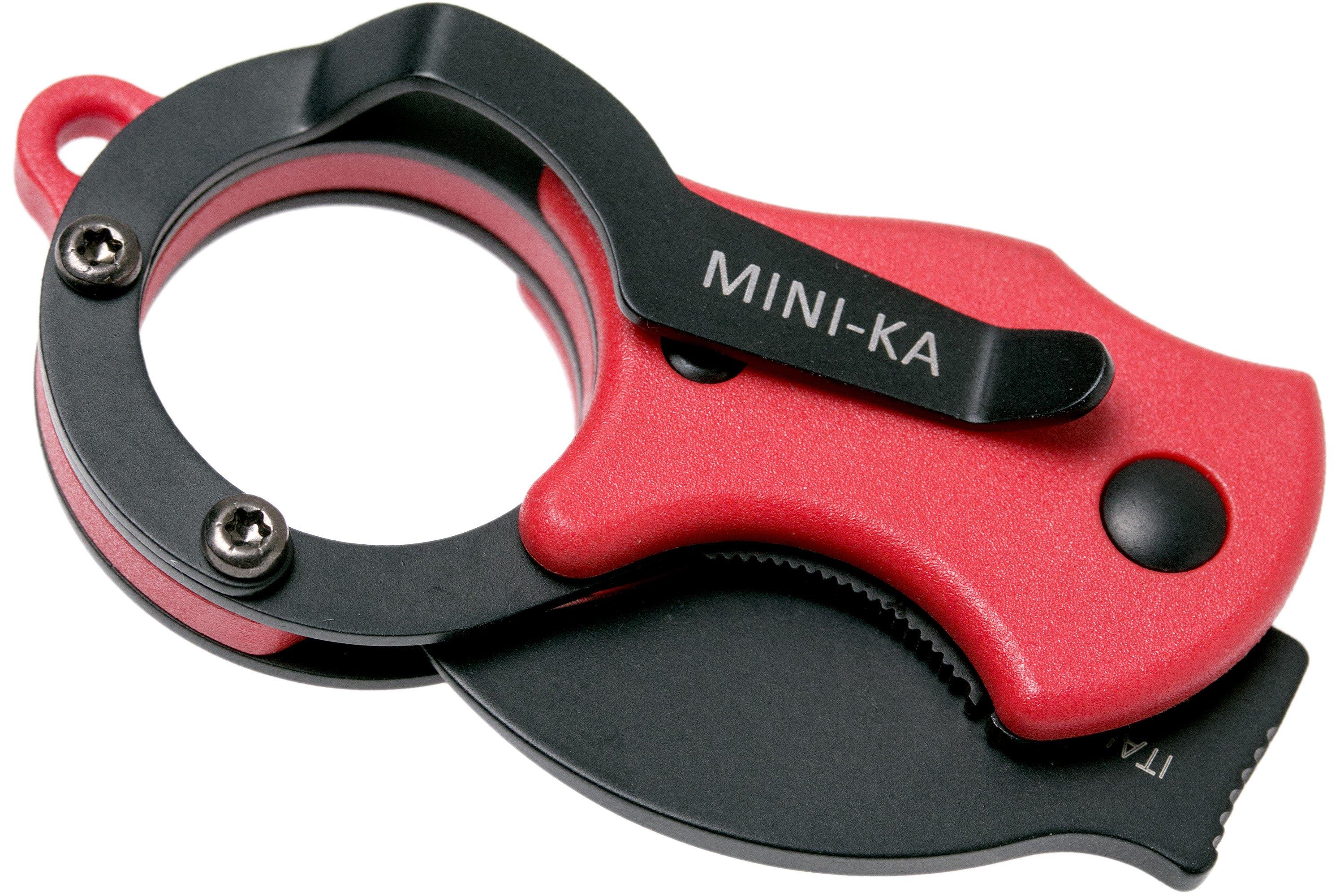 Fox Mini-KA FX-535RB Red & Black, karambit keychain knife ...
