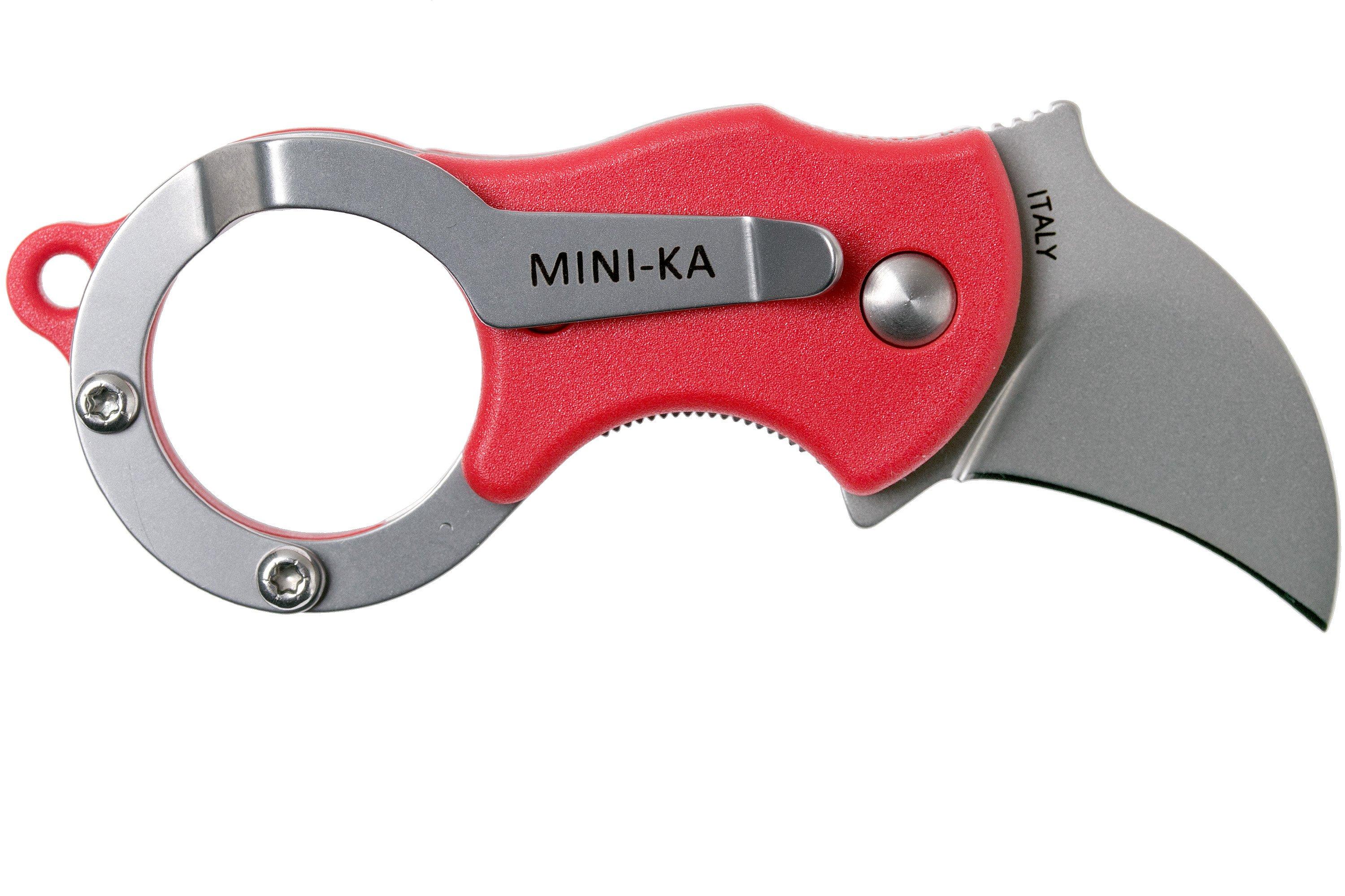 Fox Mini-KA FX-535R Red, karambit keychain knife | Advantageously ...