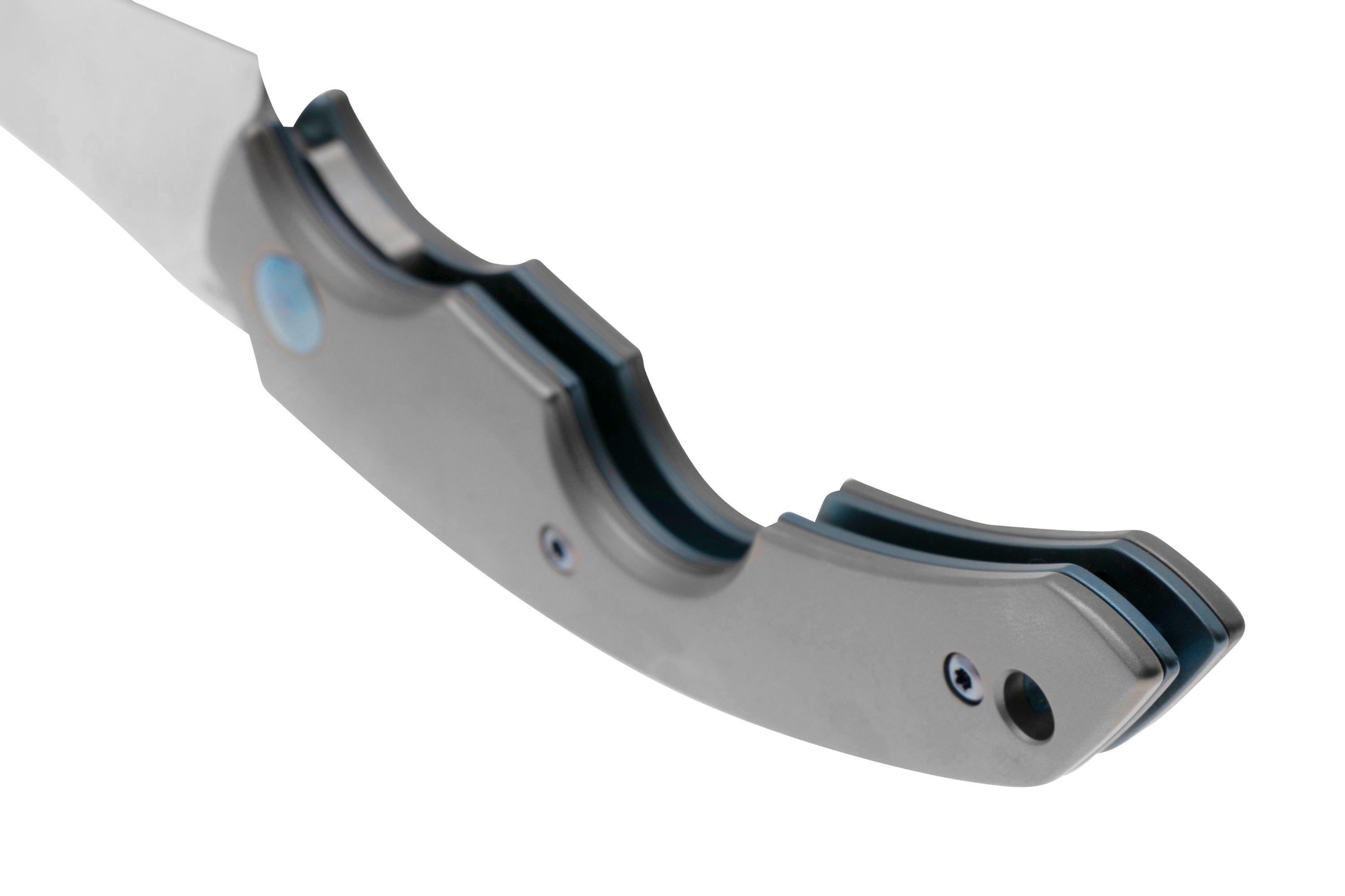 Fox Knives Virtus FX-541 TI, Titanium Sandblasted cigar-cutter knife ...