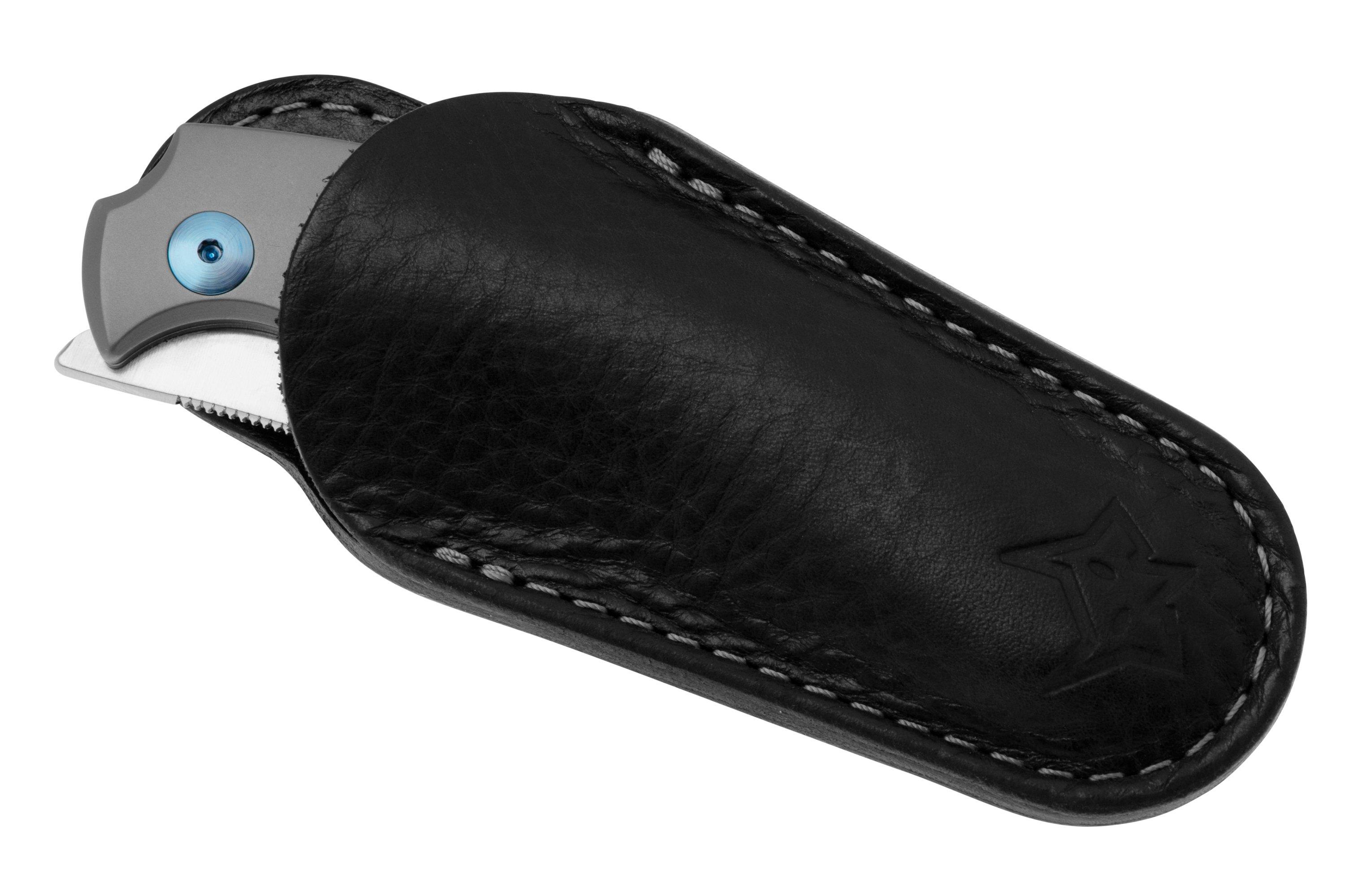 Fox Knives Virtus FX-541 TI, Titanium Sandblasted cigar-cutter knife ...